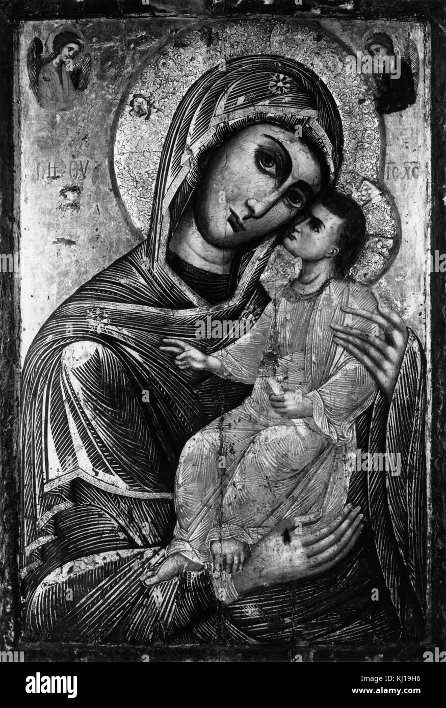 Two angels Black and White Stock Photos & Images - Alamy