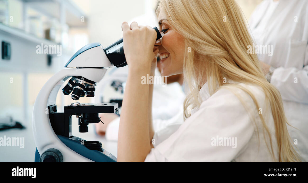 Laboratory microscope scientist hi-res stock photography and images - Alamy