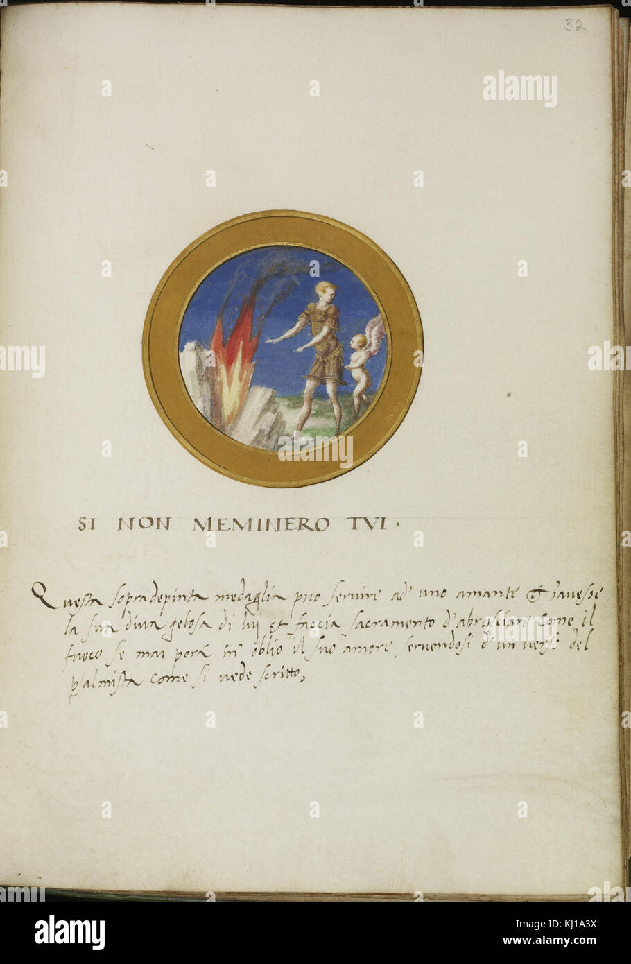 Italian - Leaf from Emblem Book - Walters W47632R - Open Obverse Stock ...