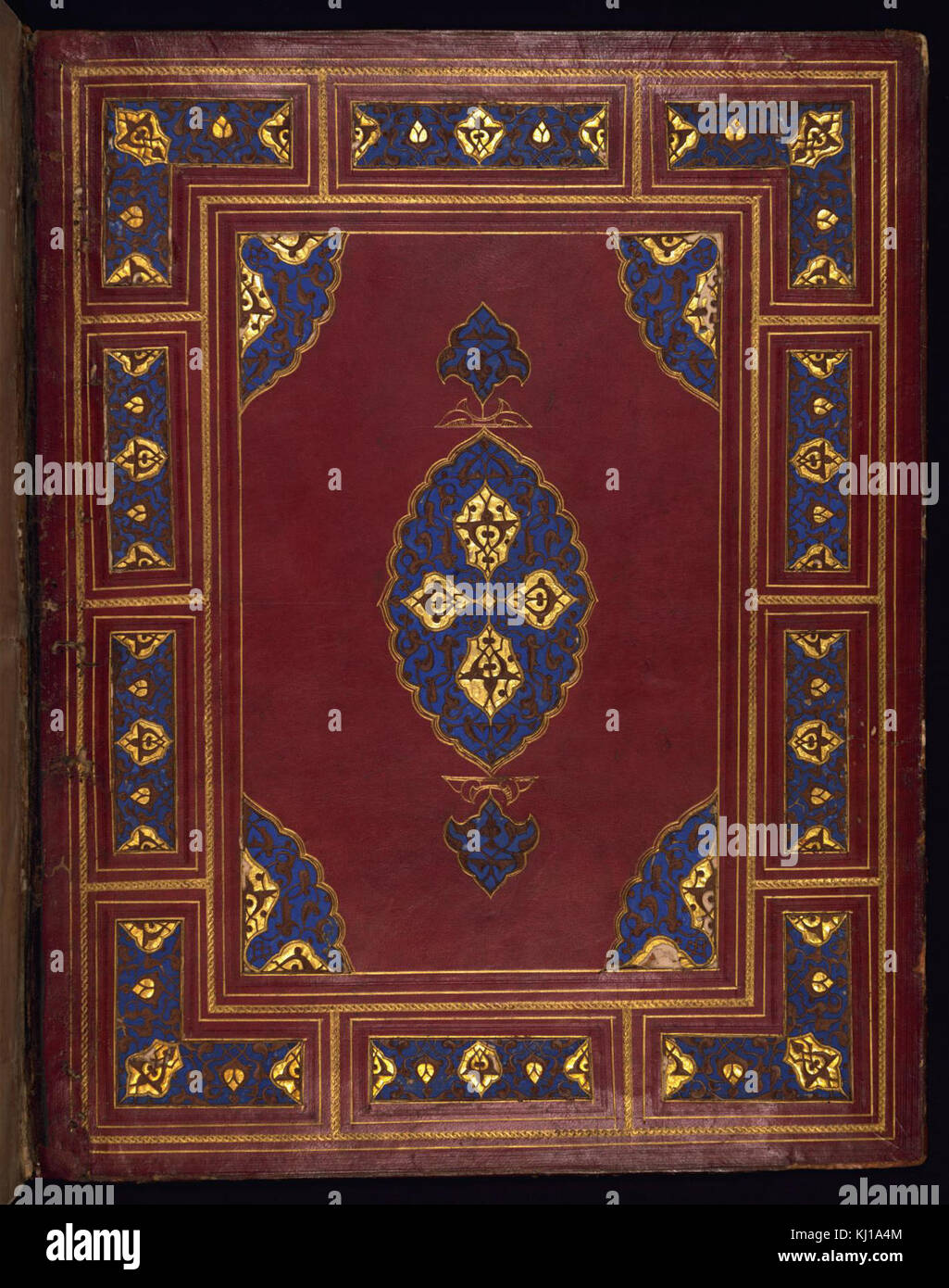 Indian - Binding from Qur'an - Walters W563binding - Top Open Stock ...