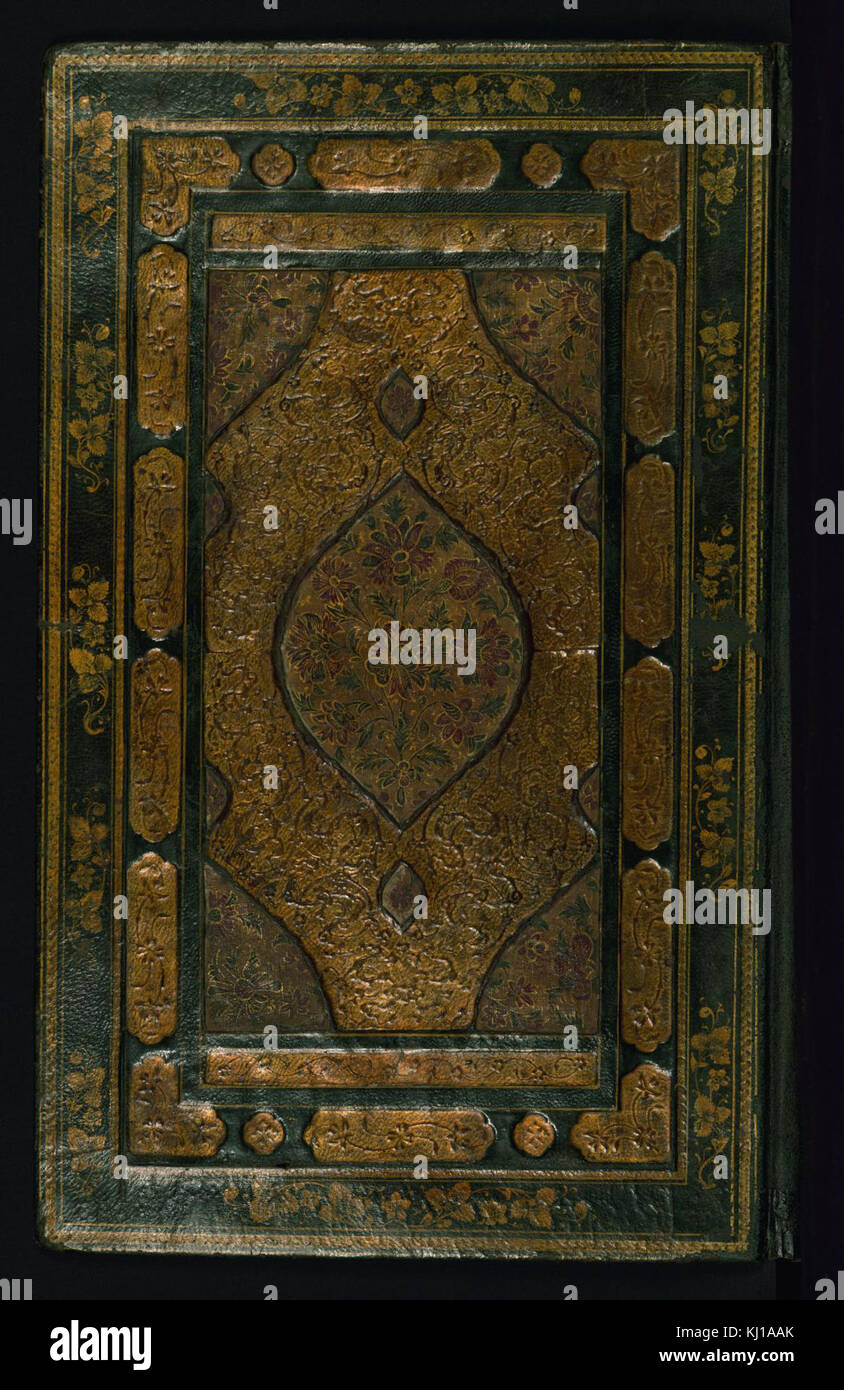 Iranian - Binding from Collection of Poetry - Walters W623binding - Top ...