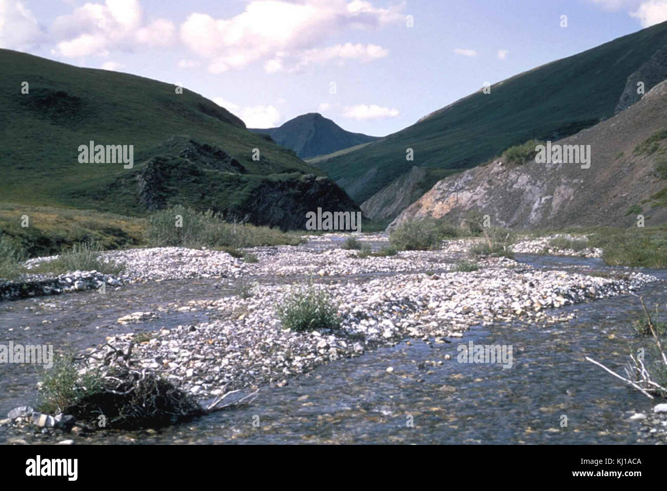Mountain stream early spring scenic Stock Photo - Alamy