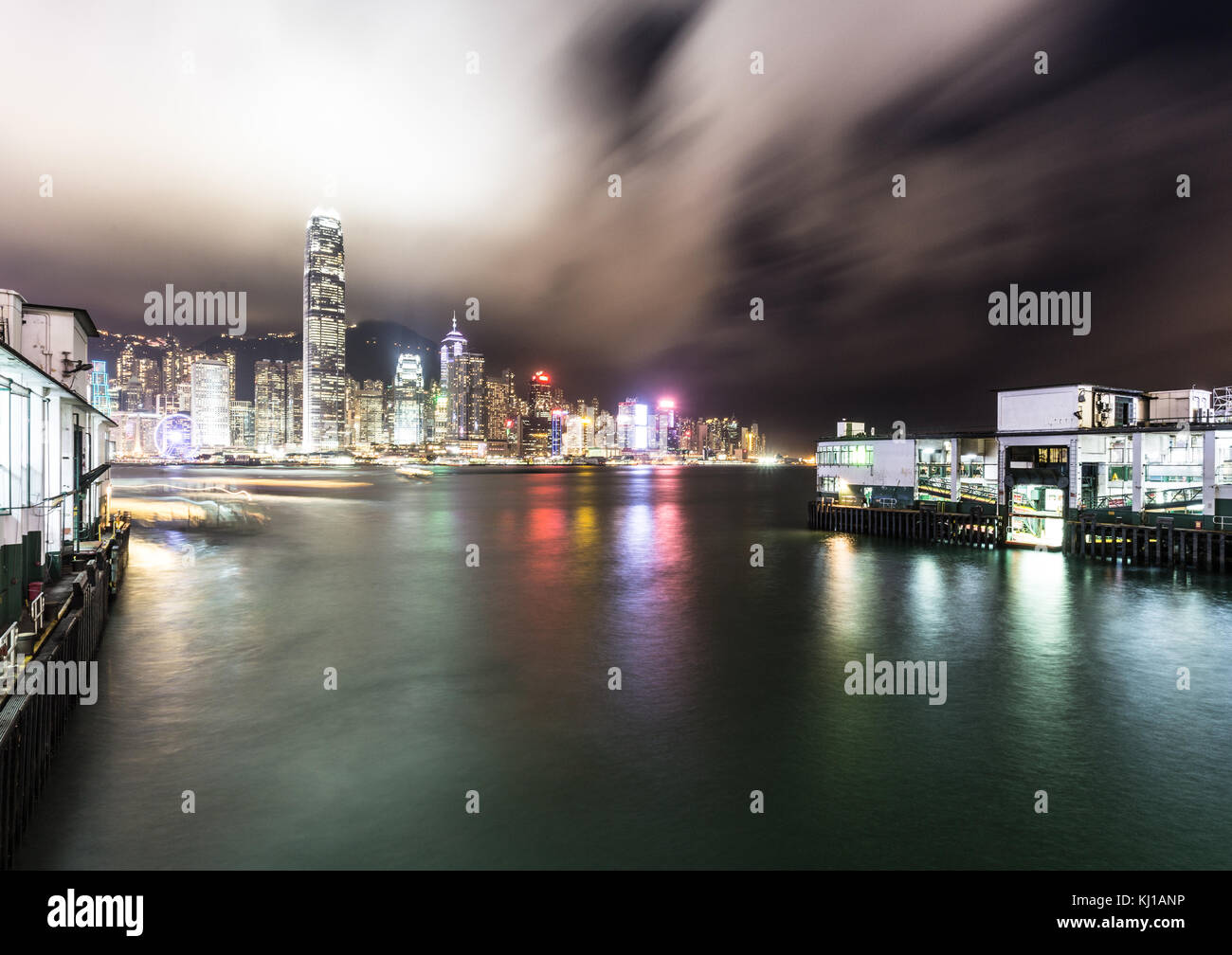Star ferry hong kong night hi-res stock photography and images - Alamy