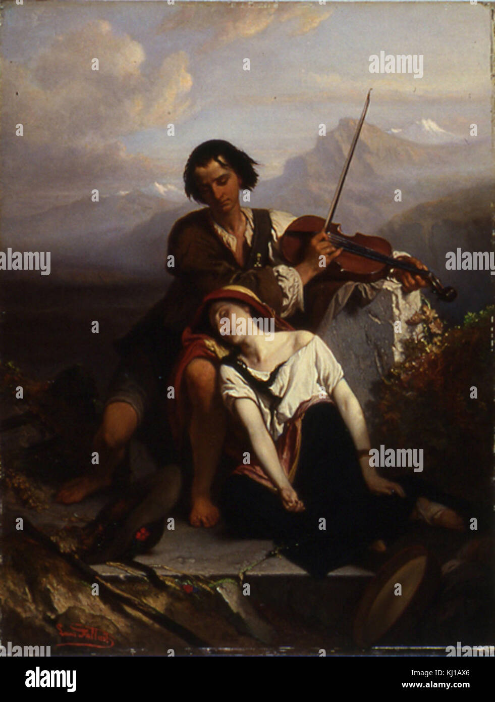 19th century artist visual classical music hi-res stock photography and ...