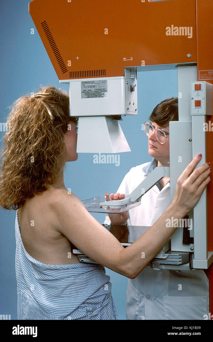 Mammography patient (1 Stock Photo - Alamy