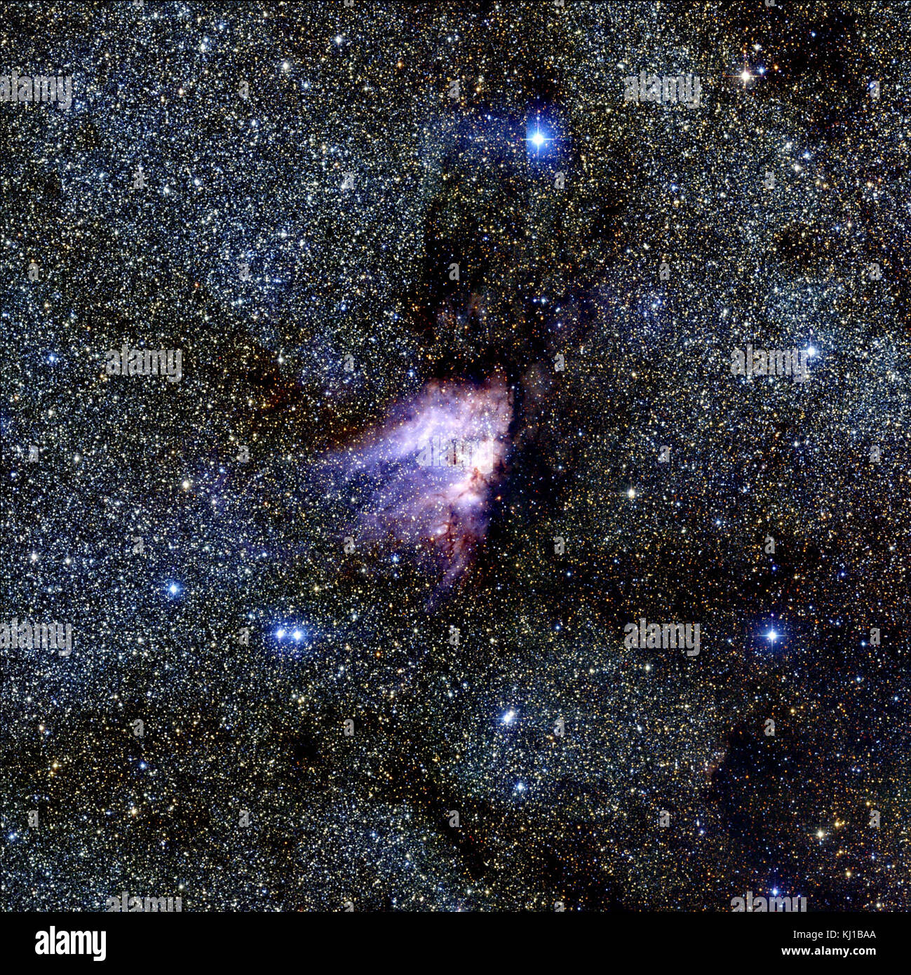 Messier 017 2MASS Stock Photo - Alamy