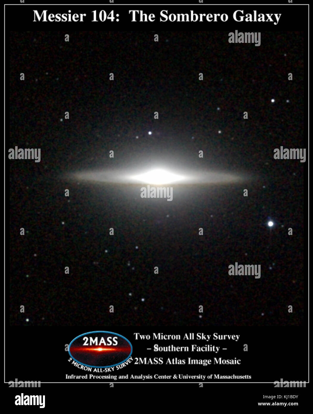 Messier 104 2MASS Stock Photo - Alamy