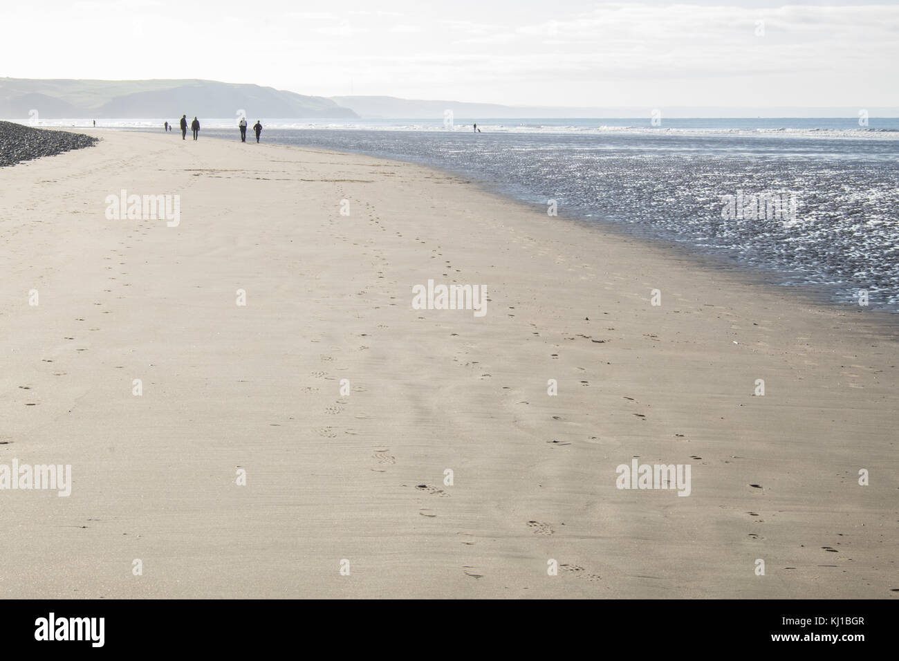 low, tide,walking,along,empty,quiet,stunning,beautiful,sand,beach,next ...