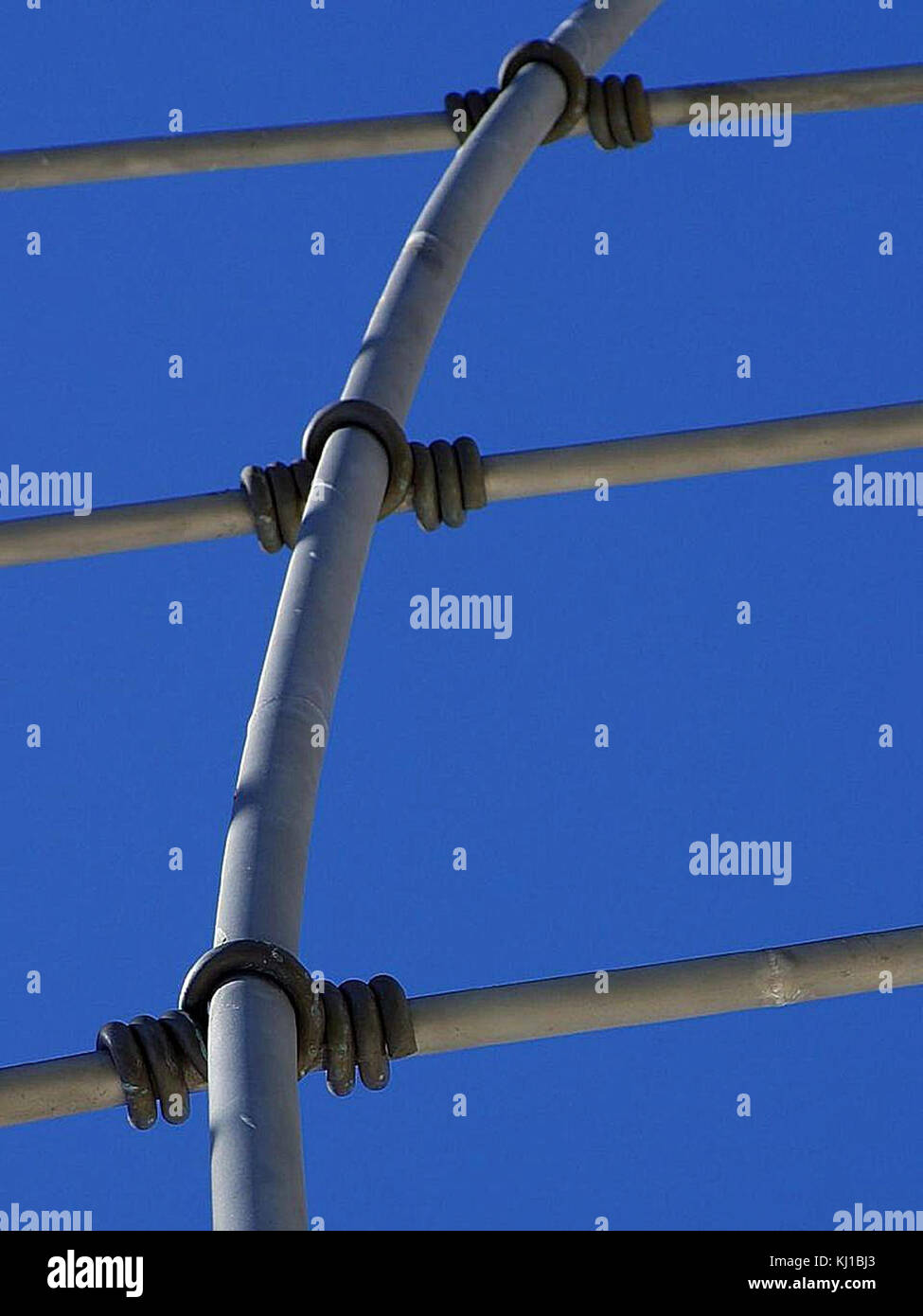 Metal bars sculptures Stock Photo - Alamy