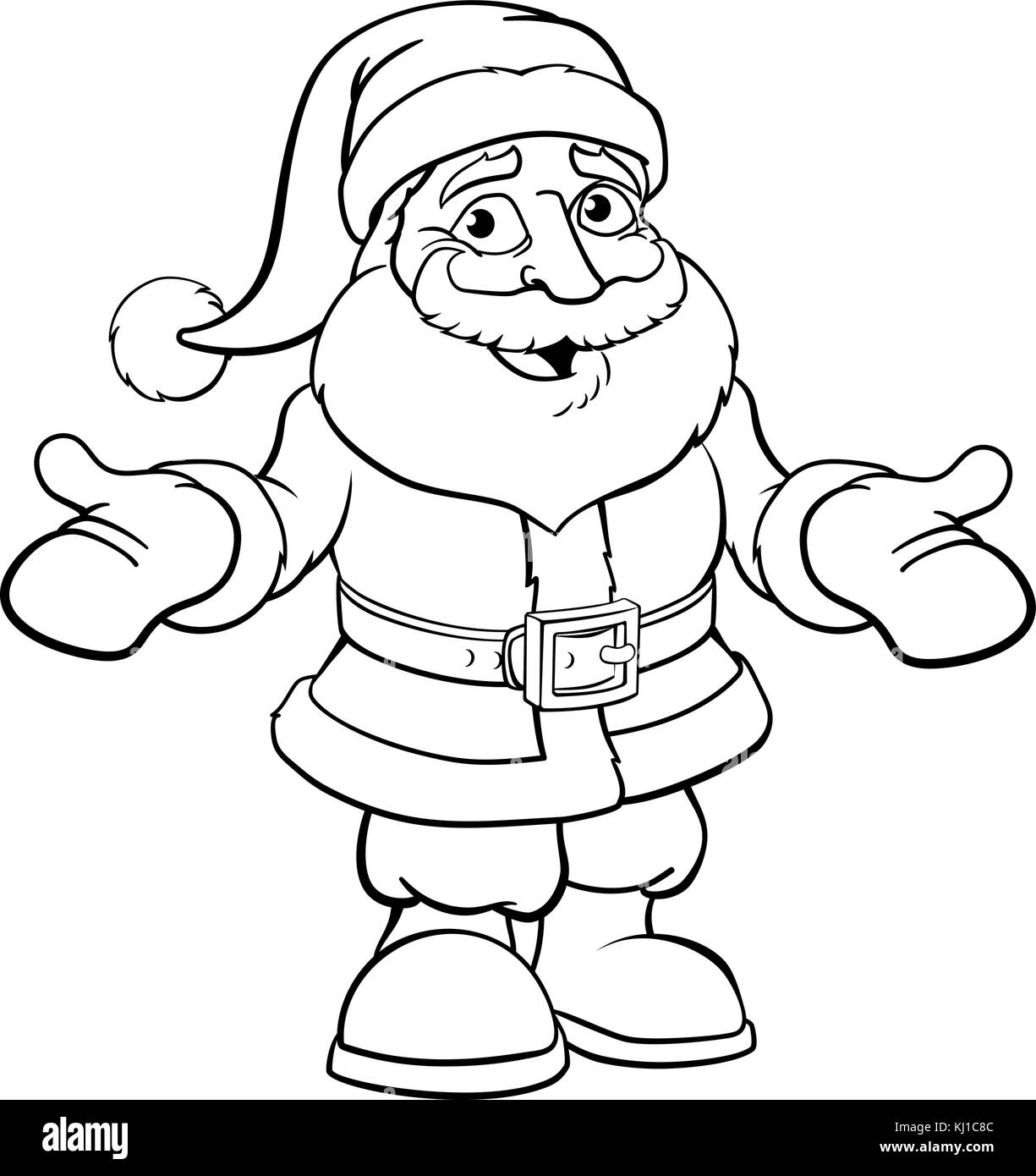 Santa claus character vector Stock Vector Images - Alamy