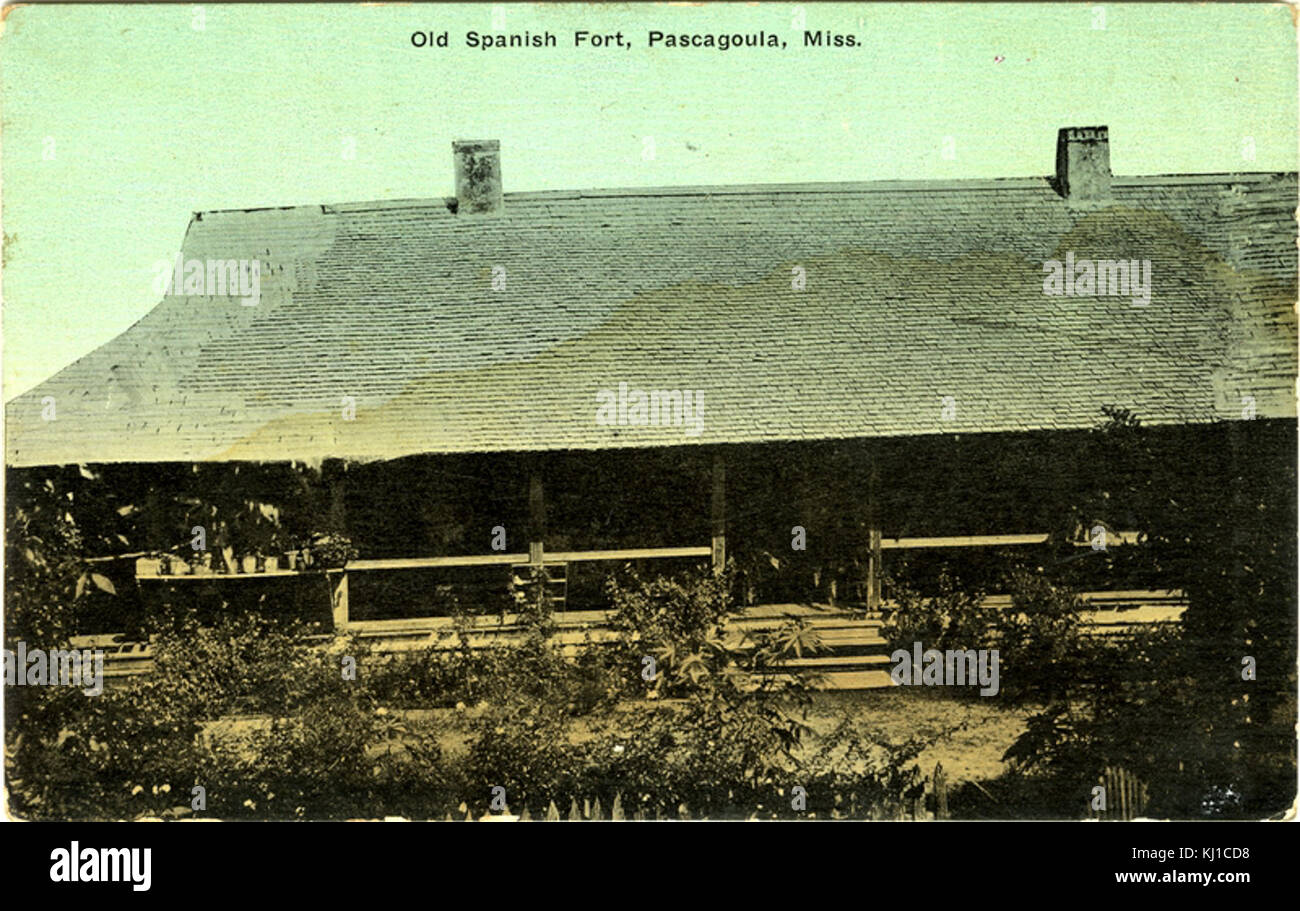 Old Spanish Fort Pascagoula Stock Photo - Alamy