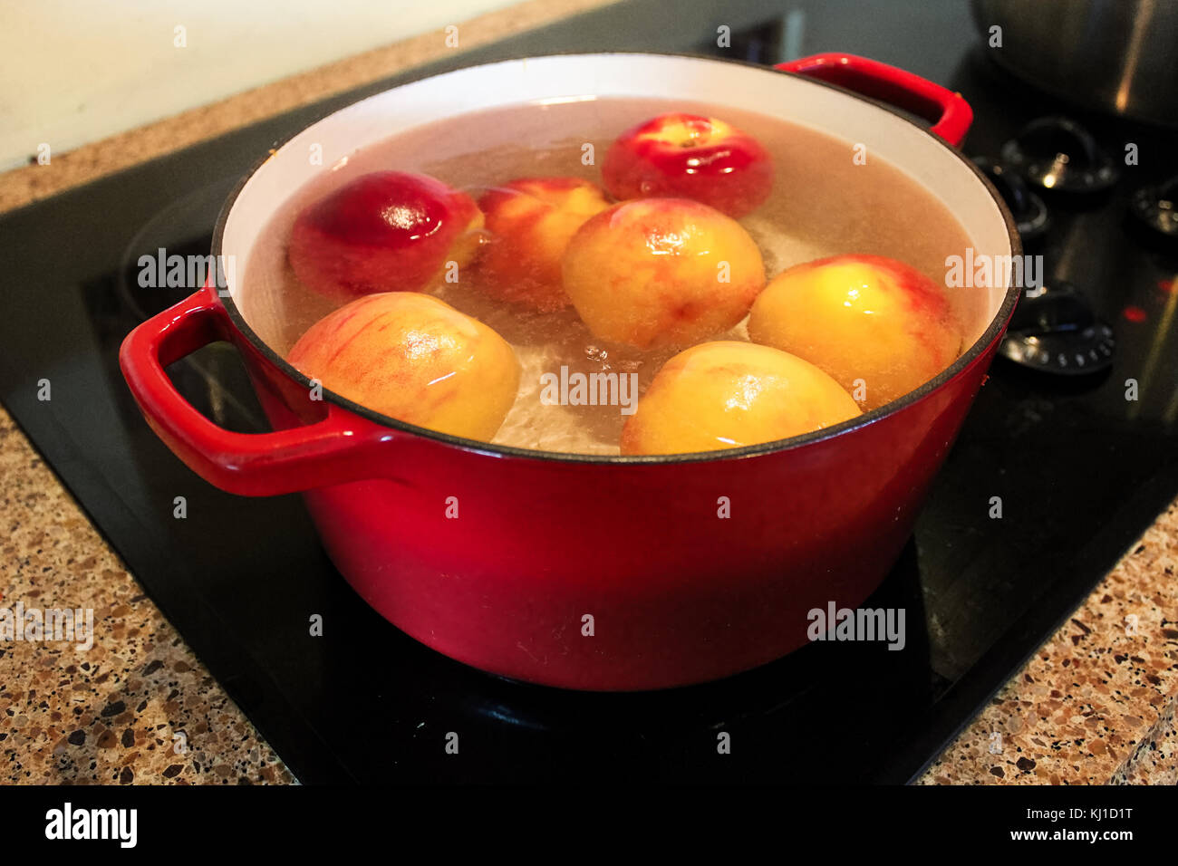 Boiled peaches hi-res stock photography and images - Alamy