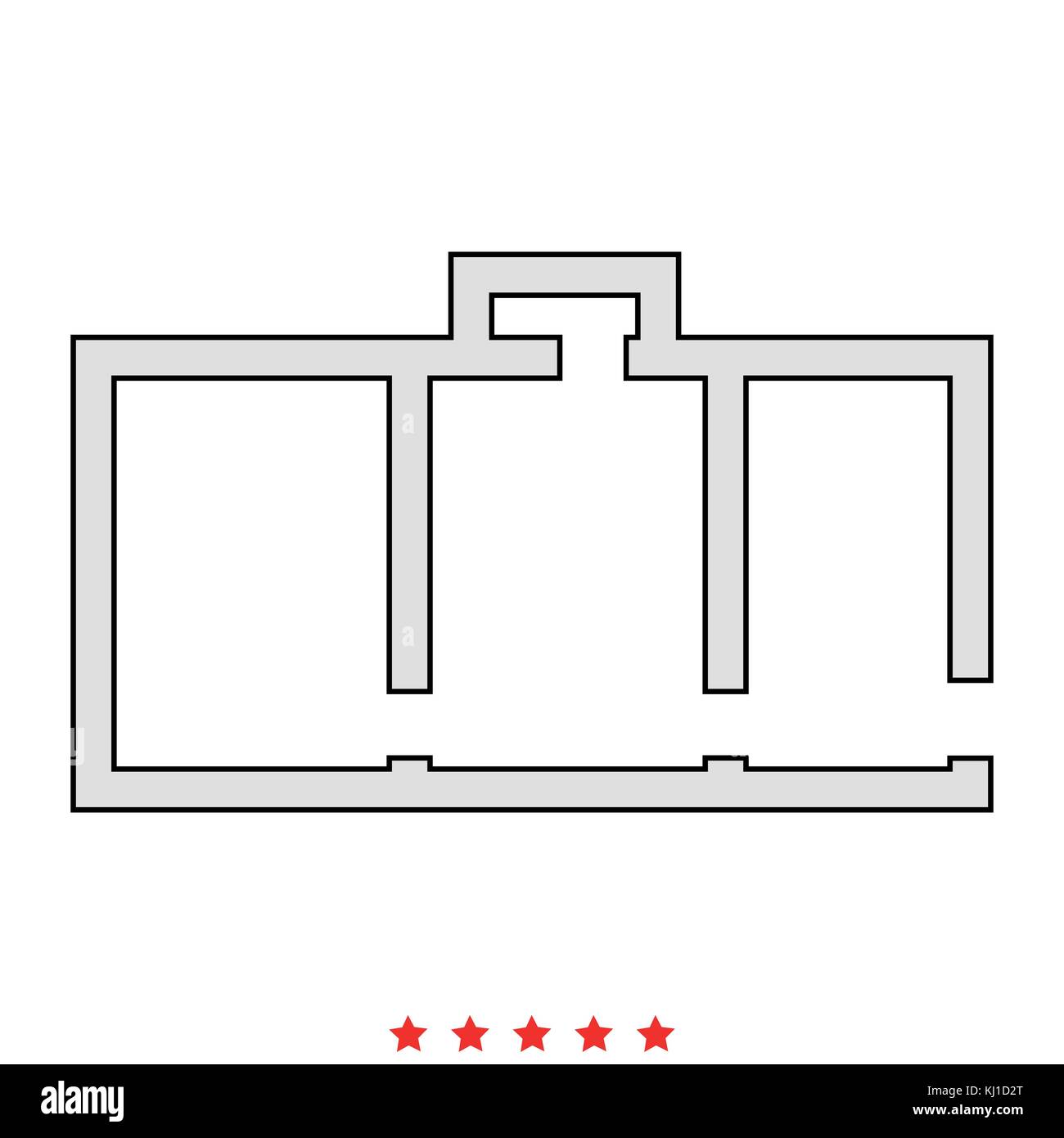 2d floor plan Stock Vector Images - Alamy
