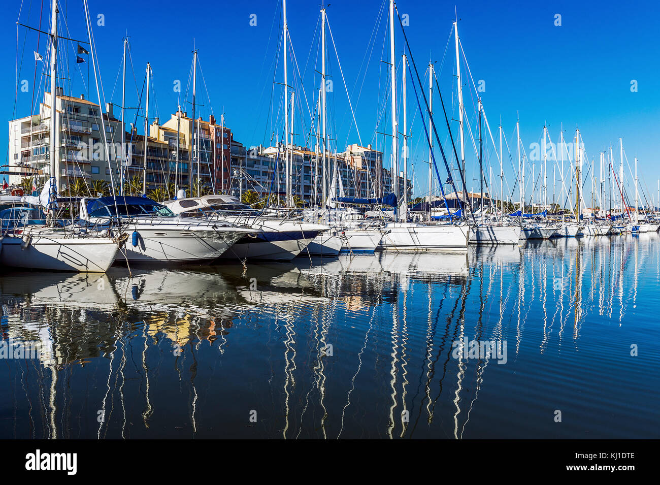 Europe, France, Var, Hyeres. Marina St Pierre Stock Photo - Alamy