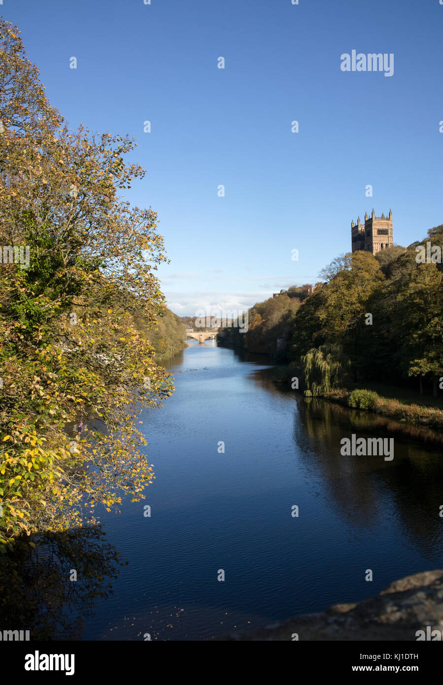Durham Cathedral in autumn sunlight Stock Photo - Alamy