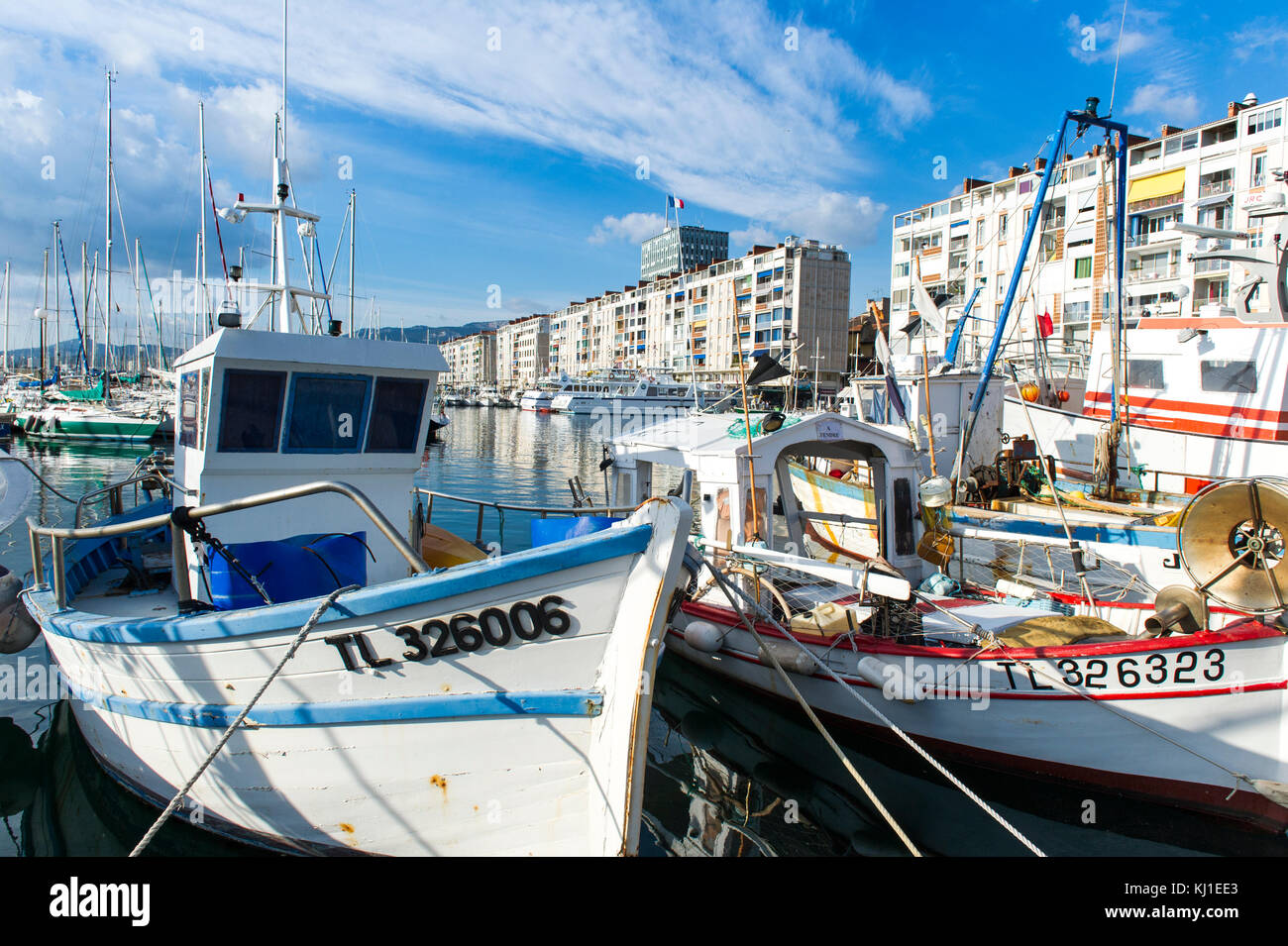 Europe, France, Var, Toulon. Marina Stock Photo - Alamy