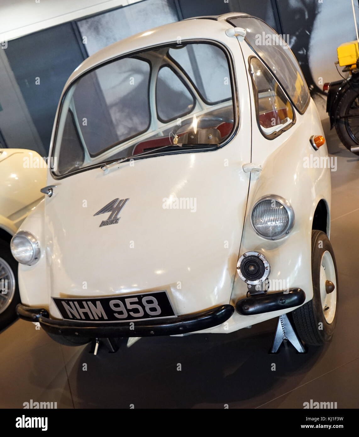The Heinkel Kabine, three wheeled, microcar designed by Heinkel ...