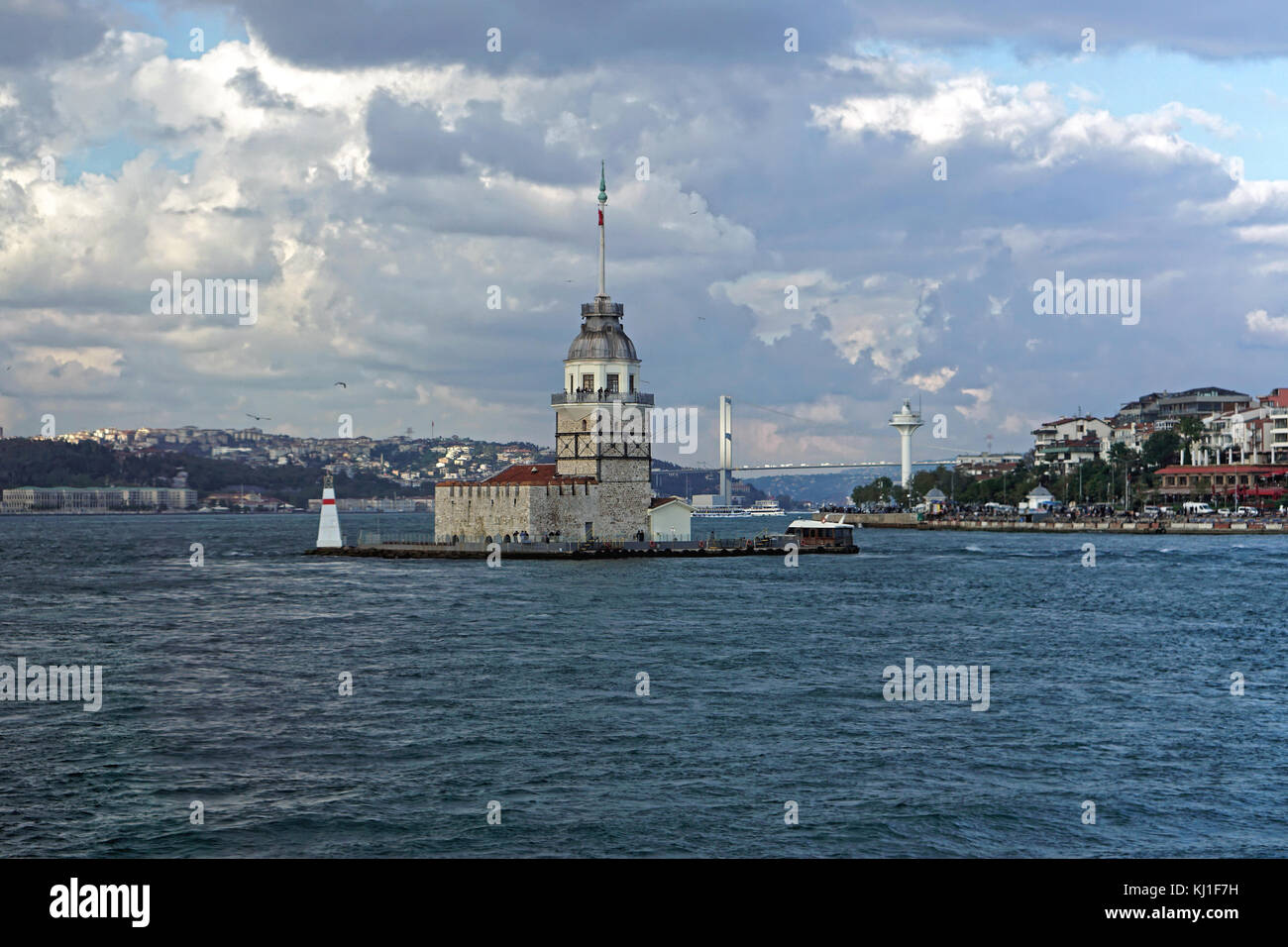 Maiden tower lighthouse in Istanbul Turkey Stock Photo - Alamy