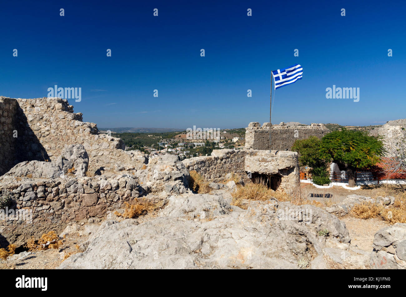 Archangelos Castle, Archangelos, Rhodes, Greece Stock Photo - Alamy