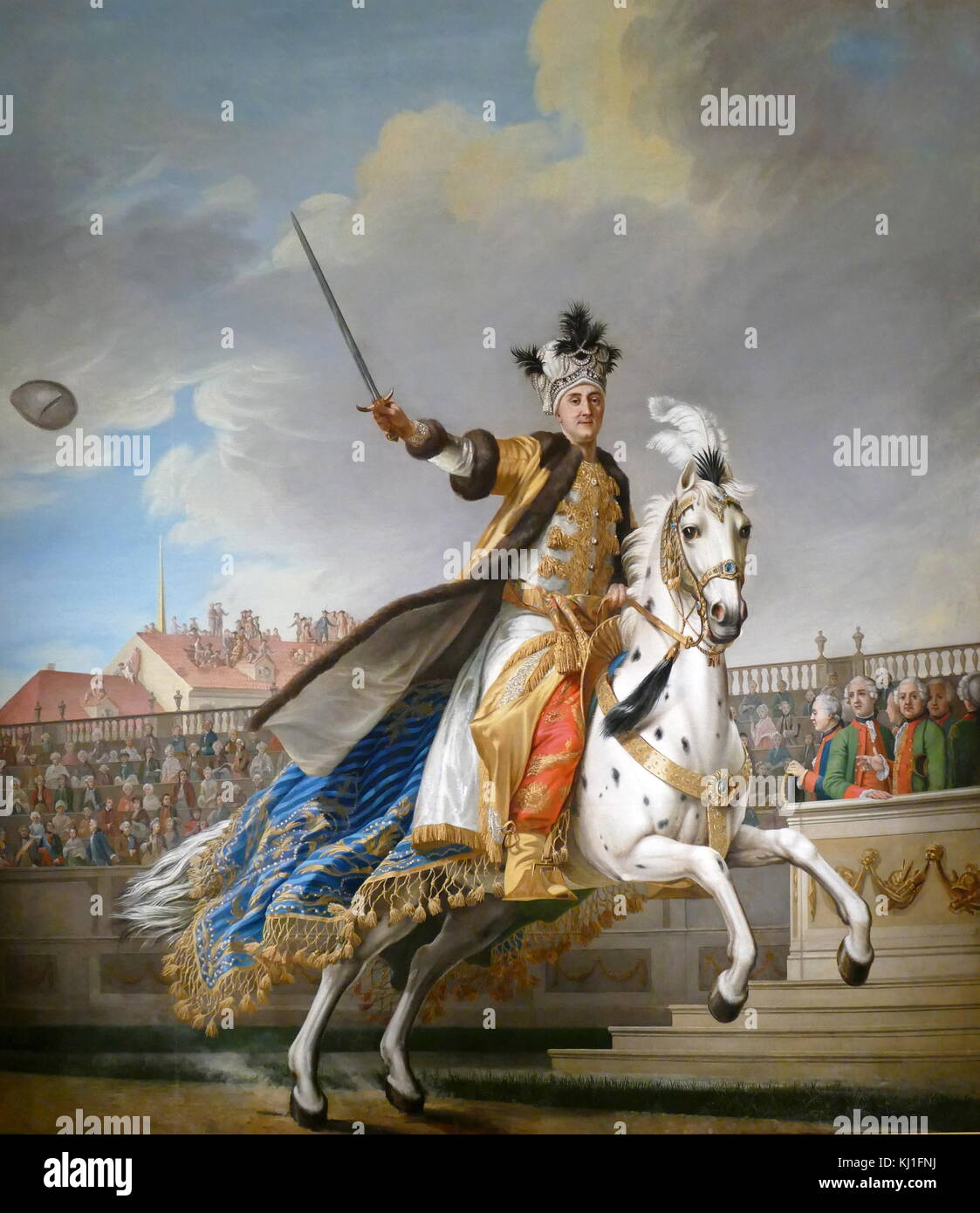 Portrait by Vigelius Eriksen 1722-1782 of Count Alexei Grigoryevich ...