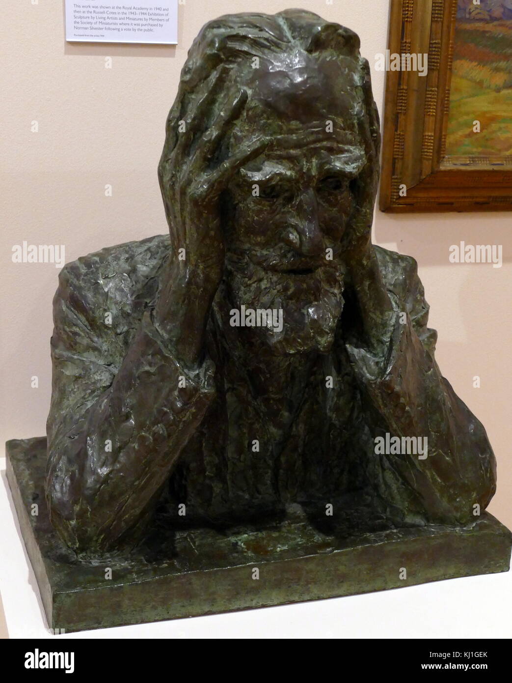 Bust depicting the Irish playwright, George Bernard Shaw, by Kathleen ...