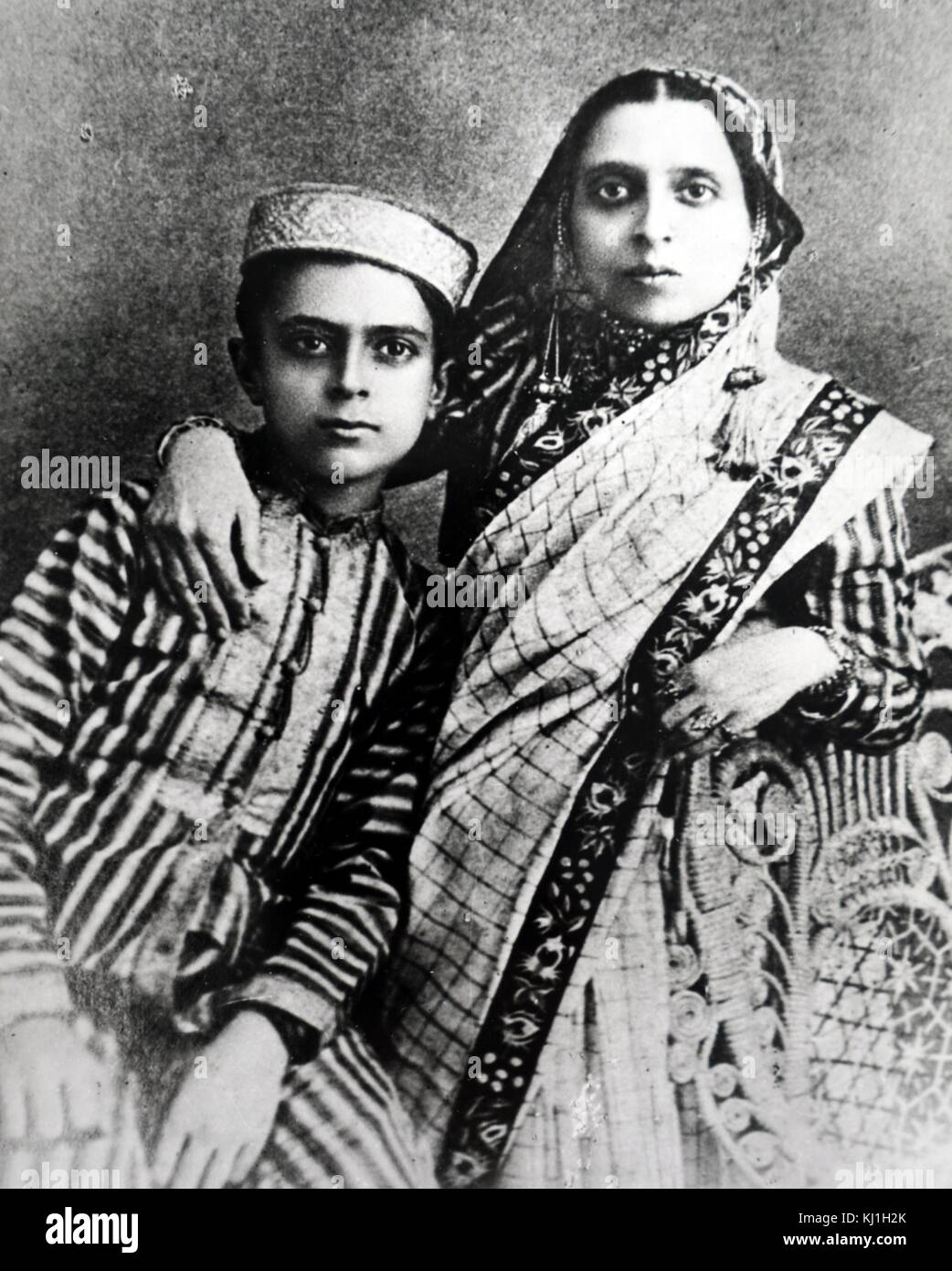 Jawaharlal Nehru With Family