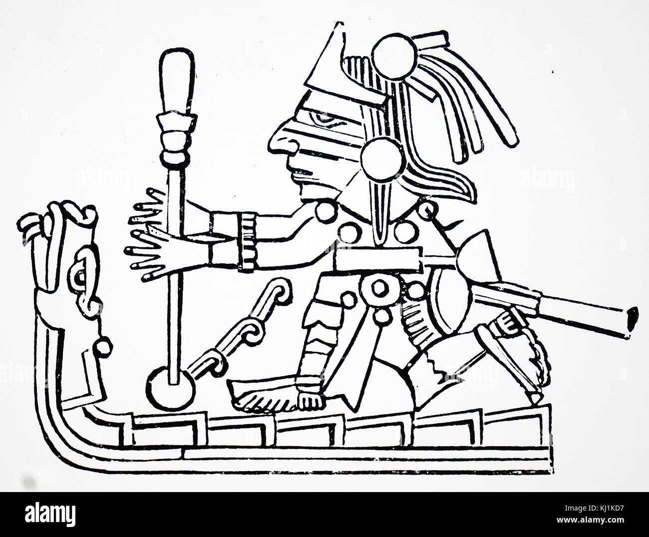 Aztec Fire God Xiuhtecuhtli