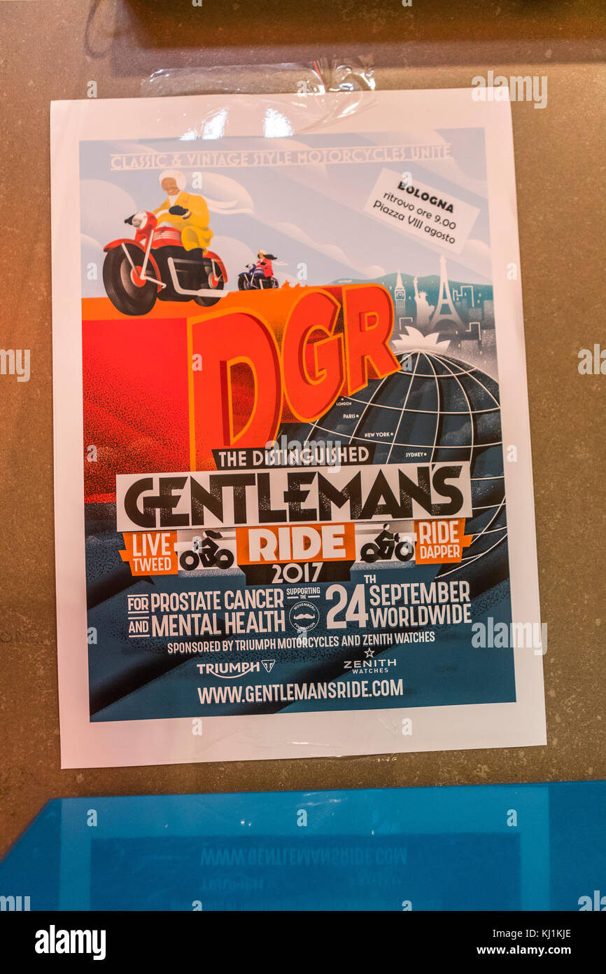 Gentlemen's Ride poster with an espresso, Al Bar, Mercato del Erbe ...
