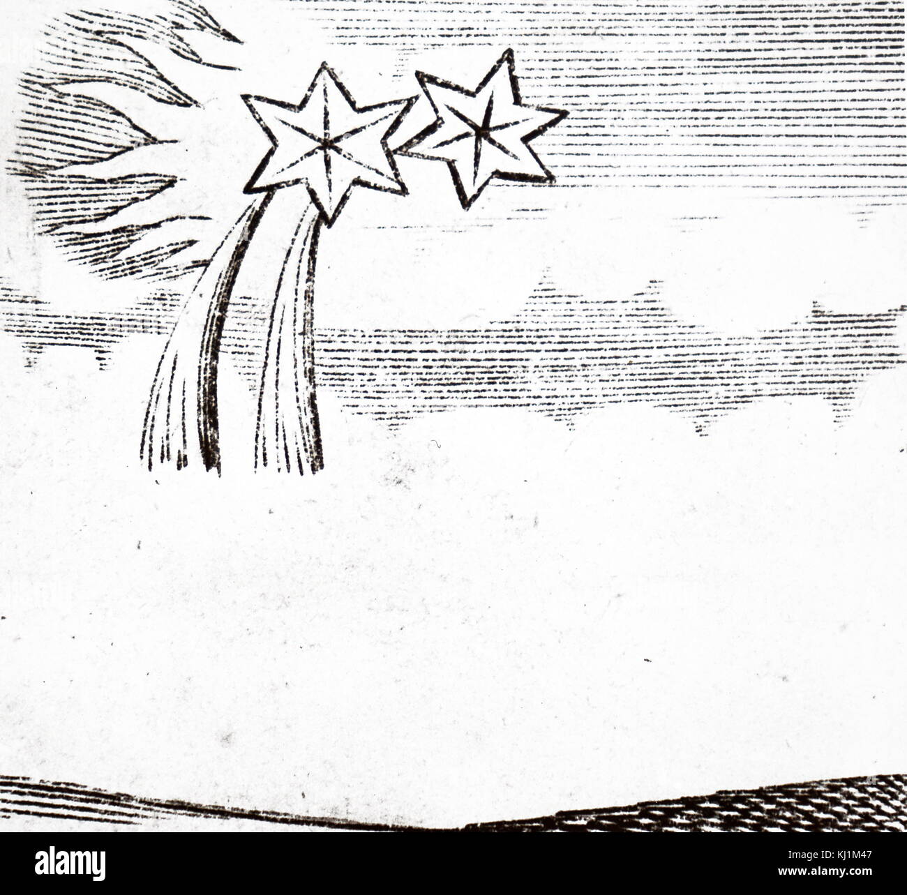 Meteor Crash Drawing