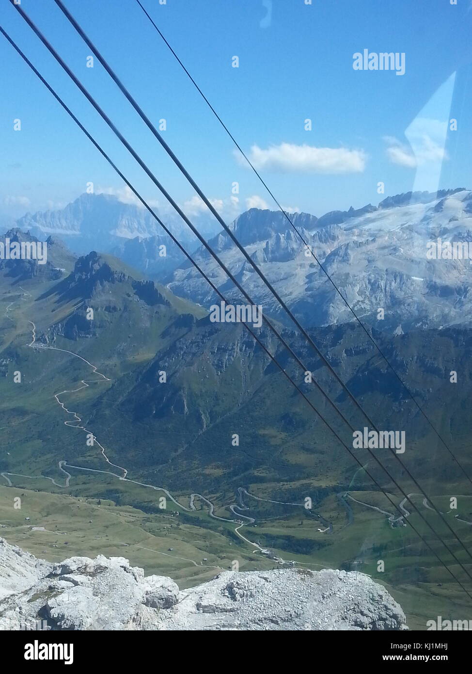 Passo Pordoi, Italian Dolomites in summer Stock Photo - Alamy