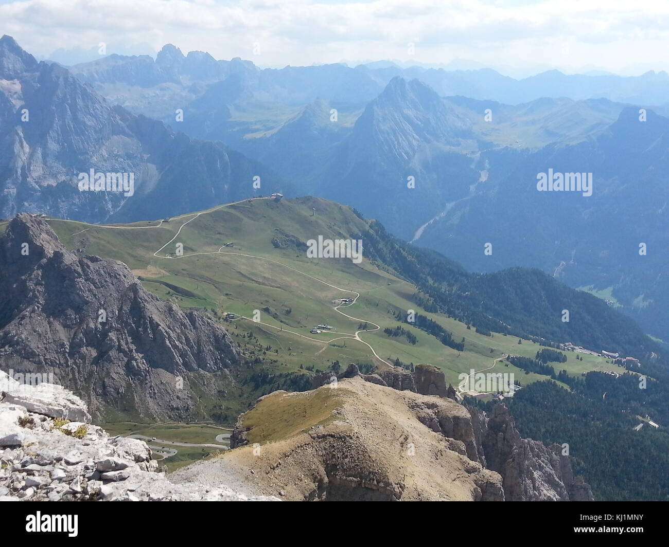 Passo Pordoi, Italian Dolomites in summer Stock Photo - Alamy