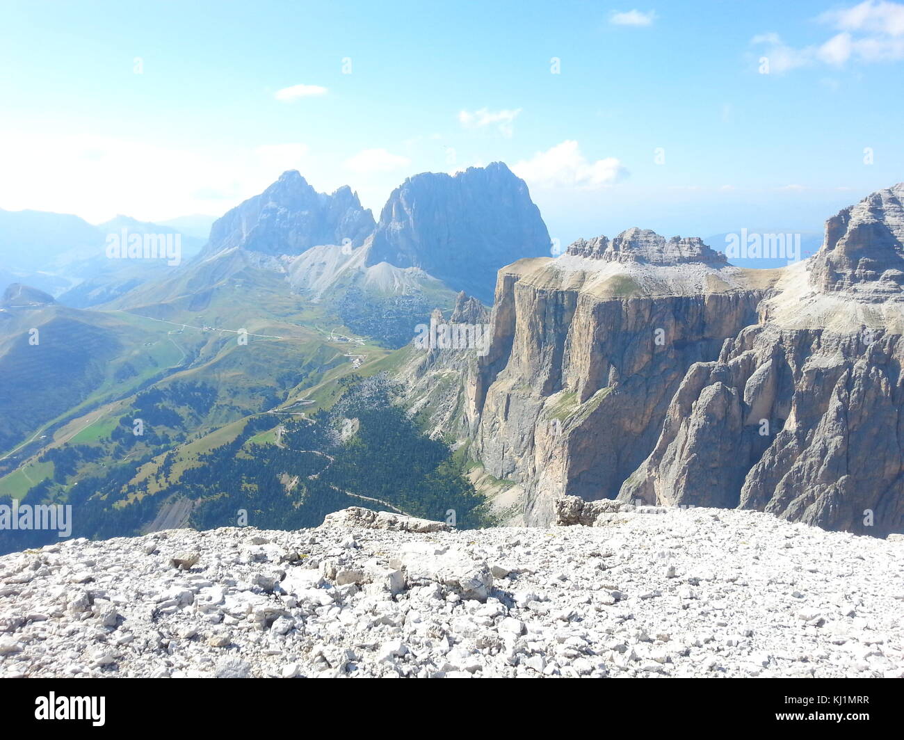 Passo Pordoi, Italian Dolomites in summer Stock Photo - Alamy