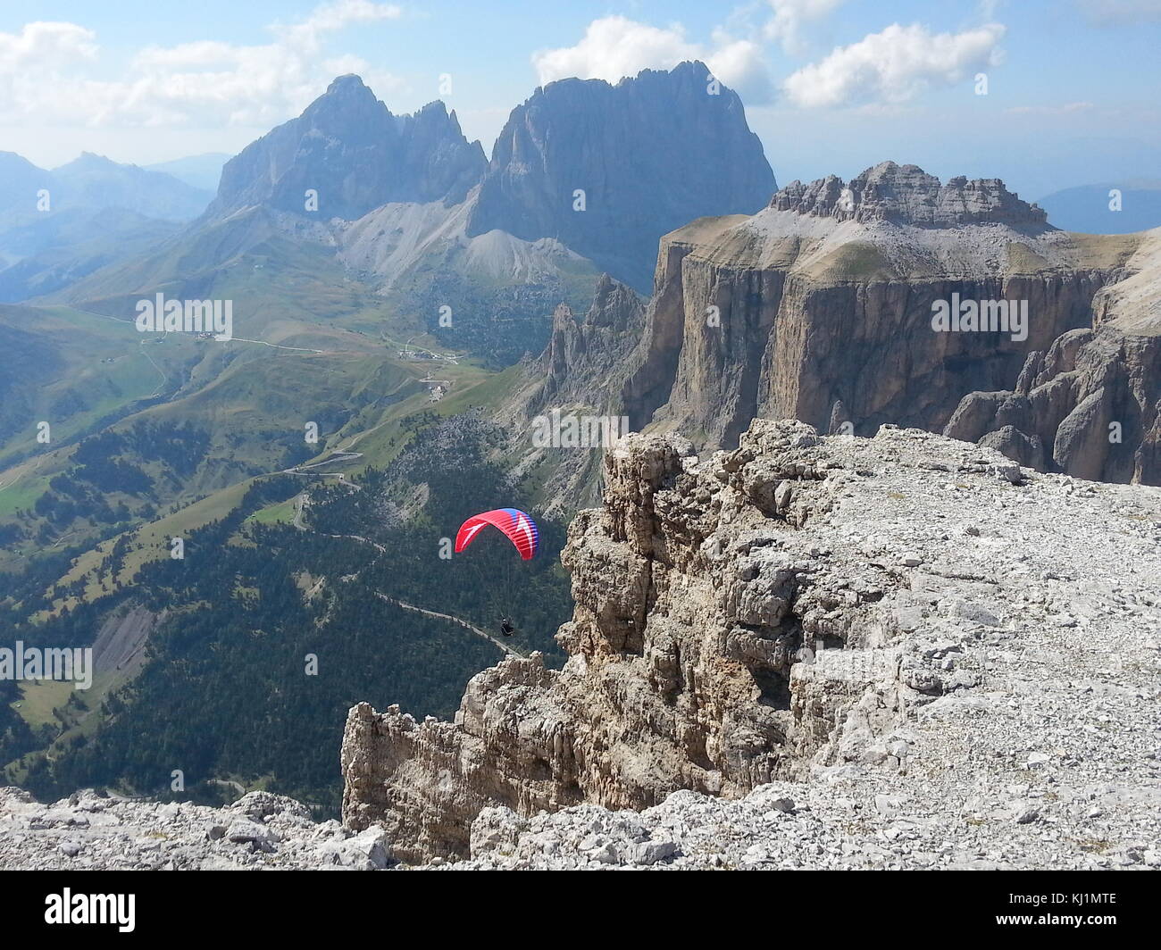 Passo Pordoi, Italian Dolomites in summer Stock Photo - Alamy