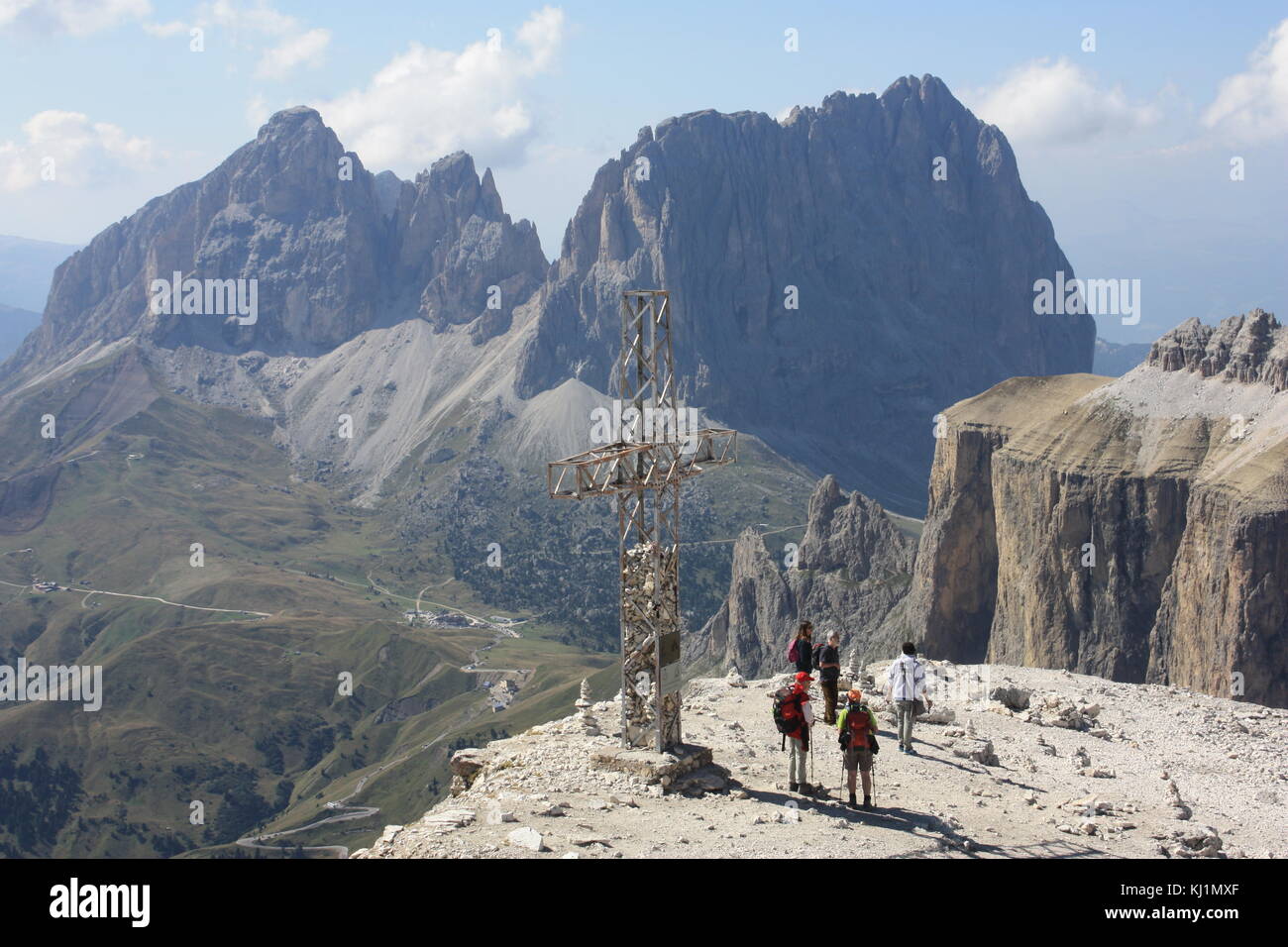 Passo Pordoi, Italian Dolomites in summer Stock Photo - Alamy
