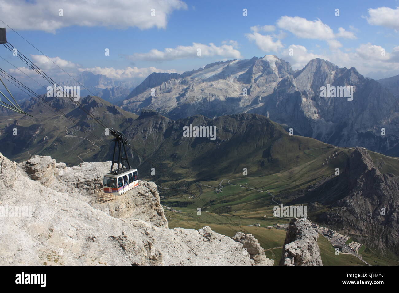 Passo Pordoi, Italian Dolomites in summer Stock Photo - Alamy