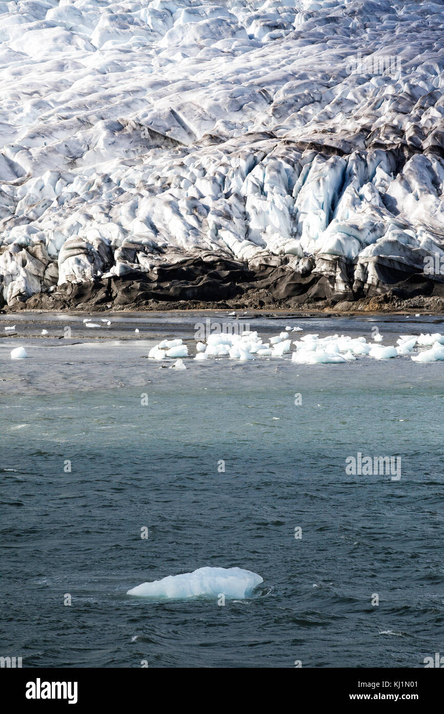 Marinelle glacier, Ainsworth Bay, Patagonia, Chile, on December 2015 ...