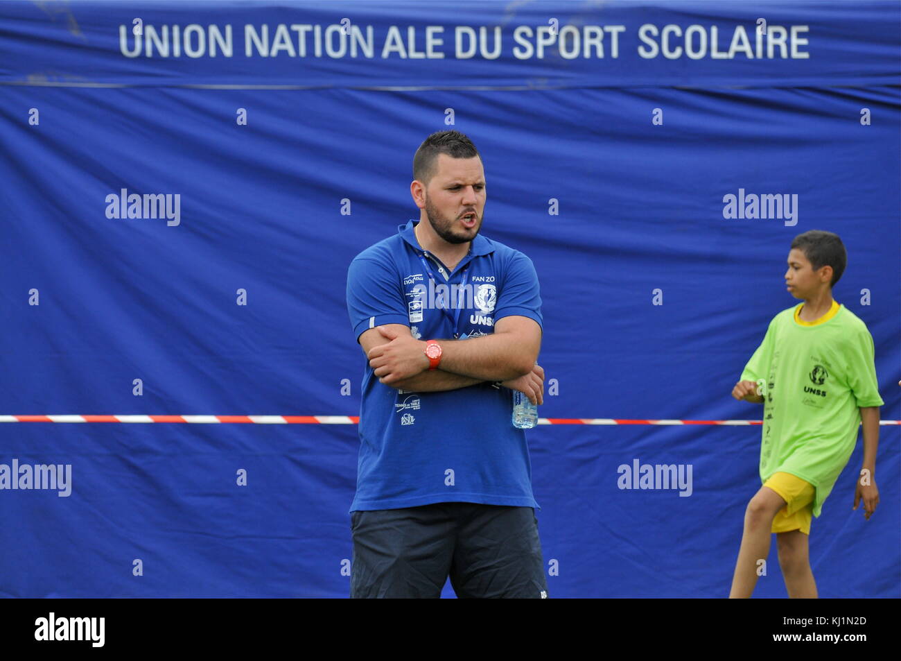 EURO 2016: general view of Lyon fan zone at Bellecour square, Lyon ...