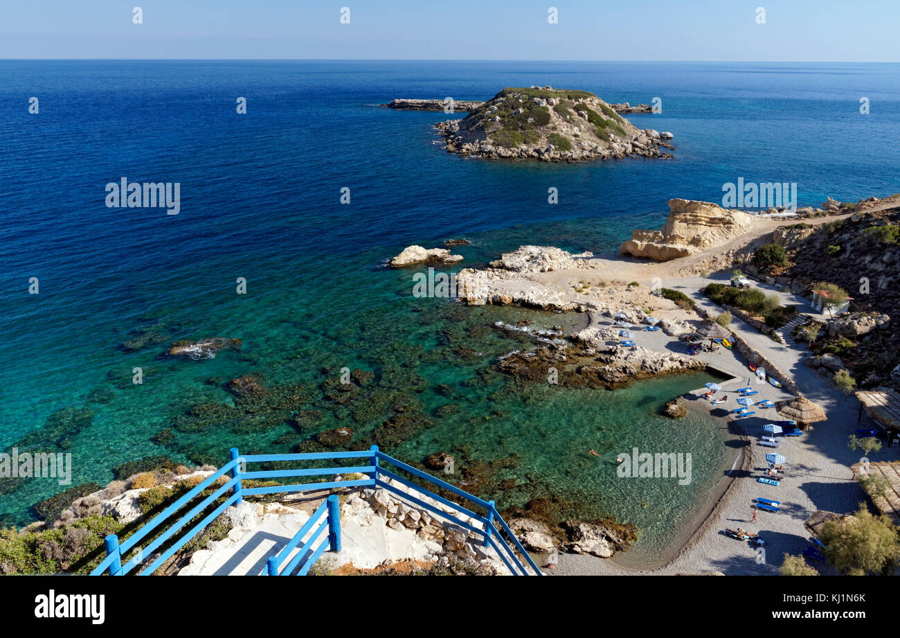 Grande Blue Bay, Stegna, Archangelos, Rhodes, Dodecanese Islands ...