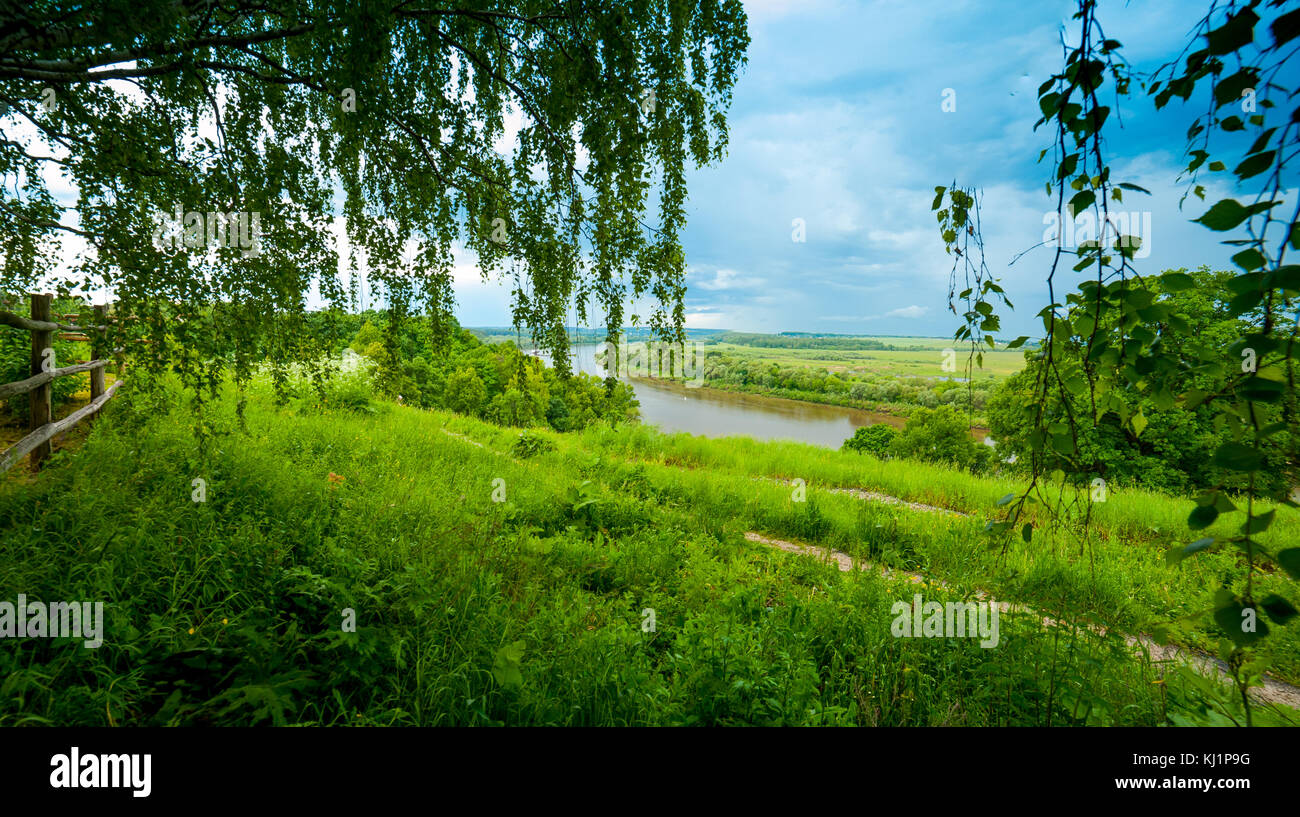 Typical Russian landscape Stock Photo - Alamy