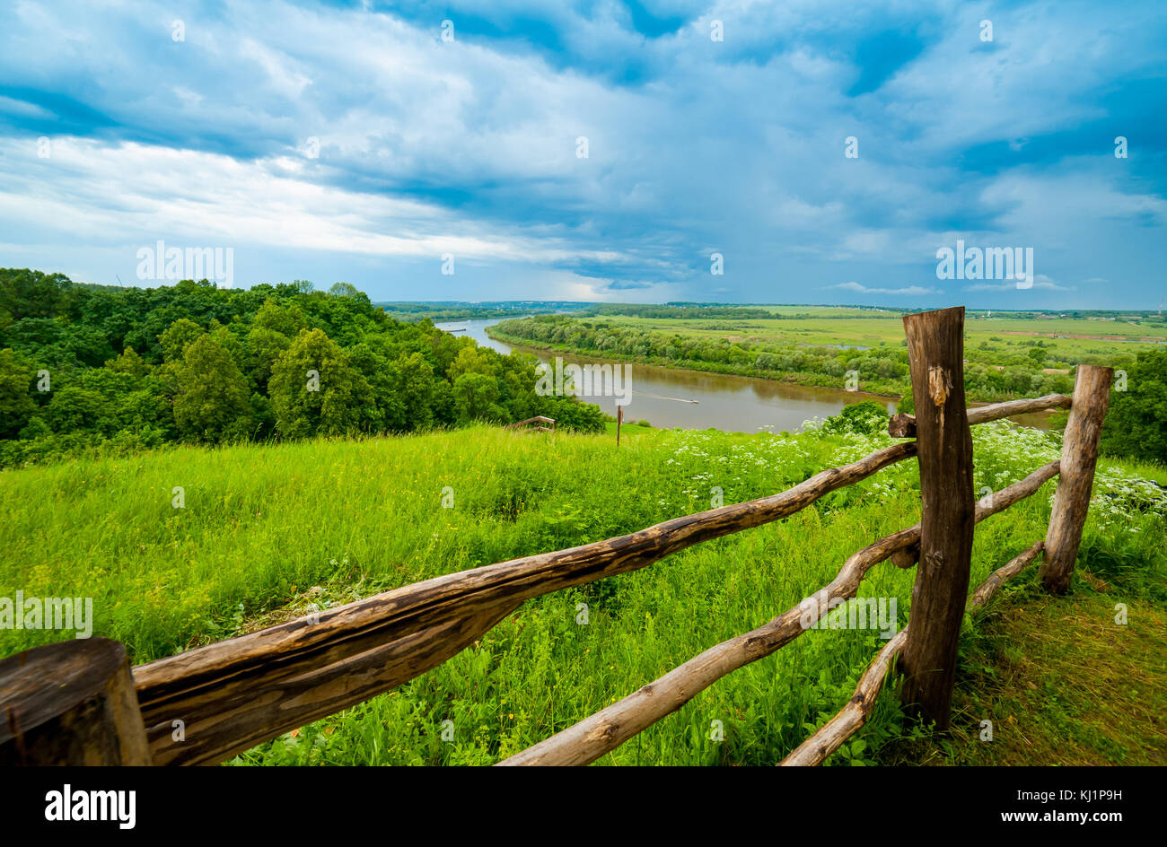 Typical Russian landscape Stock Photo - Alamy