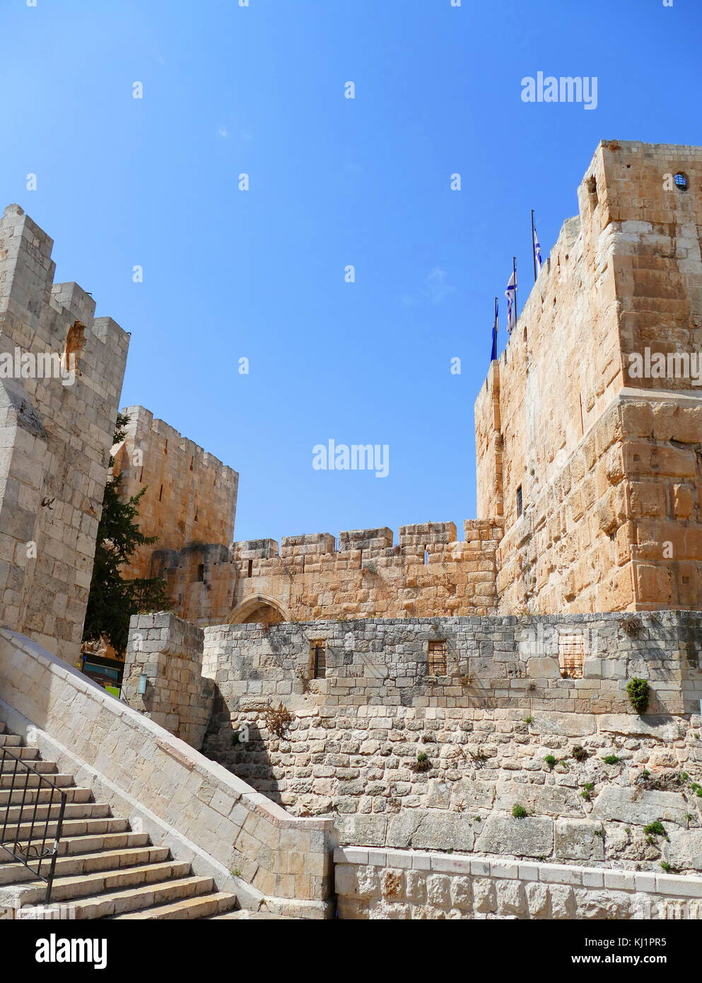 The Tower of David (Migdal David, Burj Daud), known as the Jerusalem ...