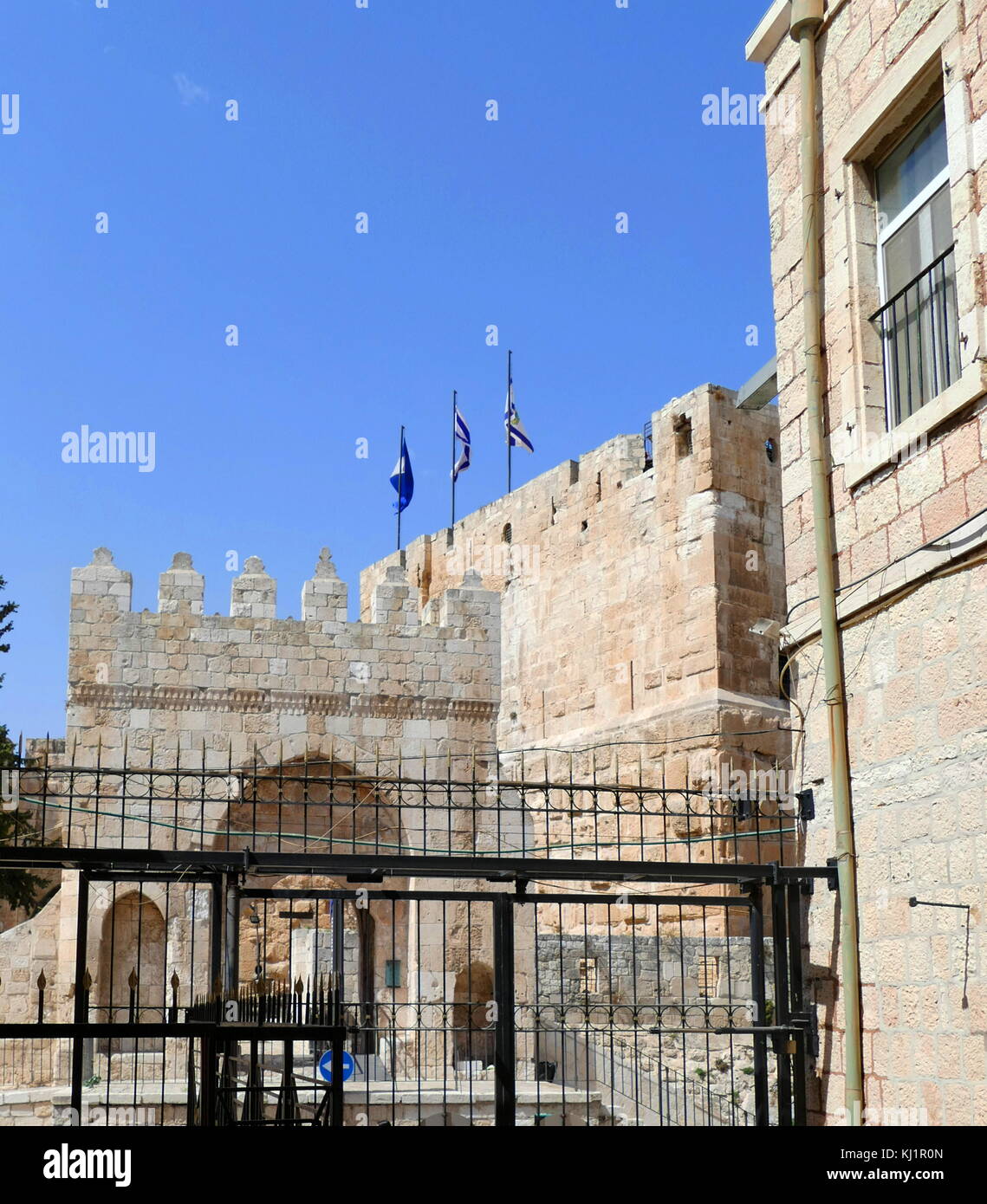 The Tower of David (Migdal David, Burj Daud), known as the Jerusalem ...