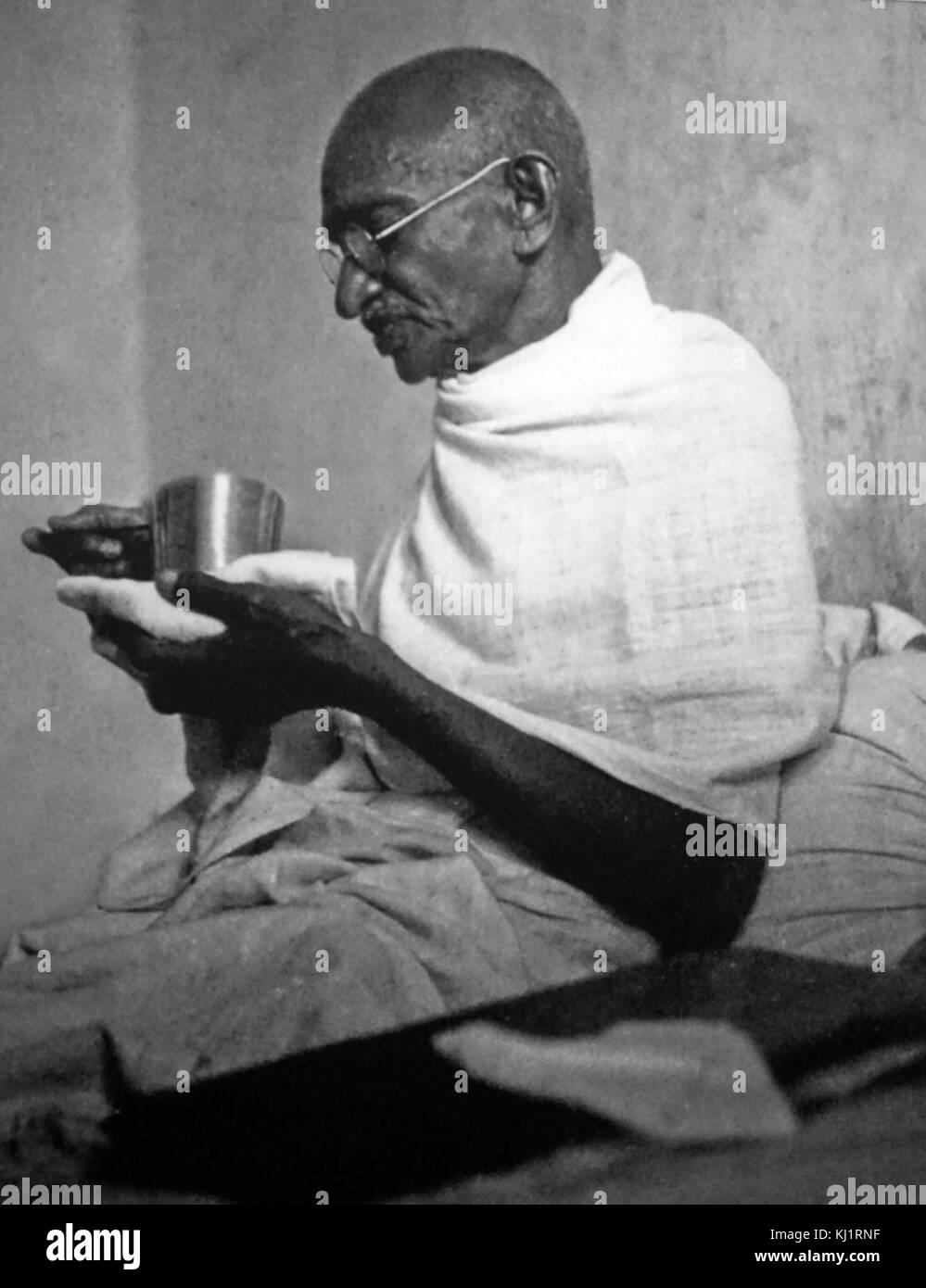 Mohandas Karamchand Gandhi 1869 – 1948), preeminent leader of the ...