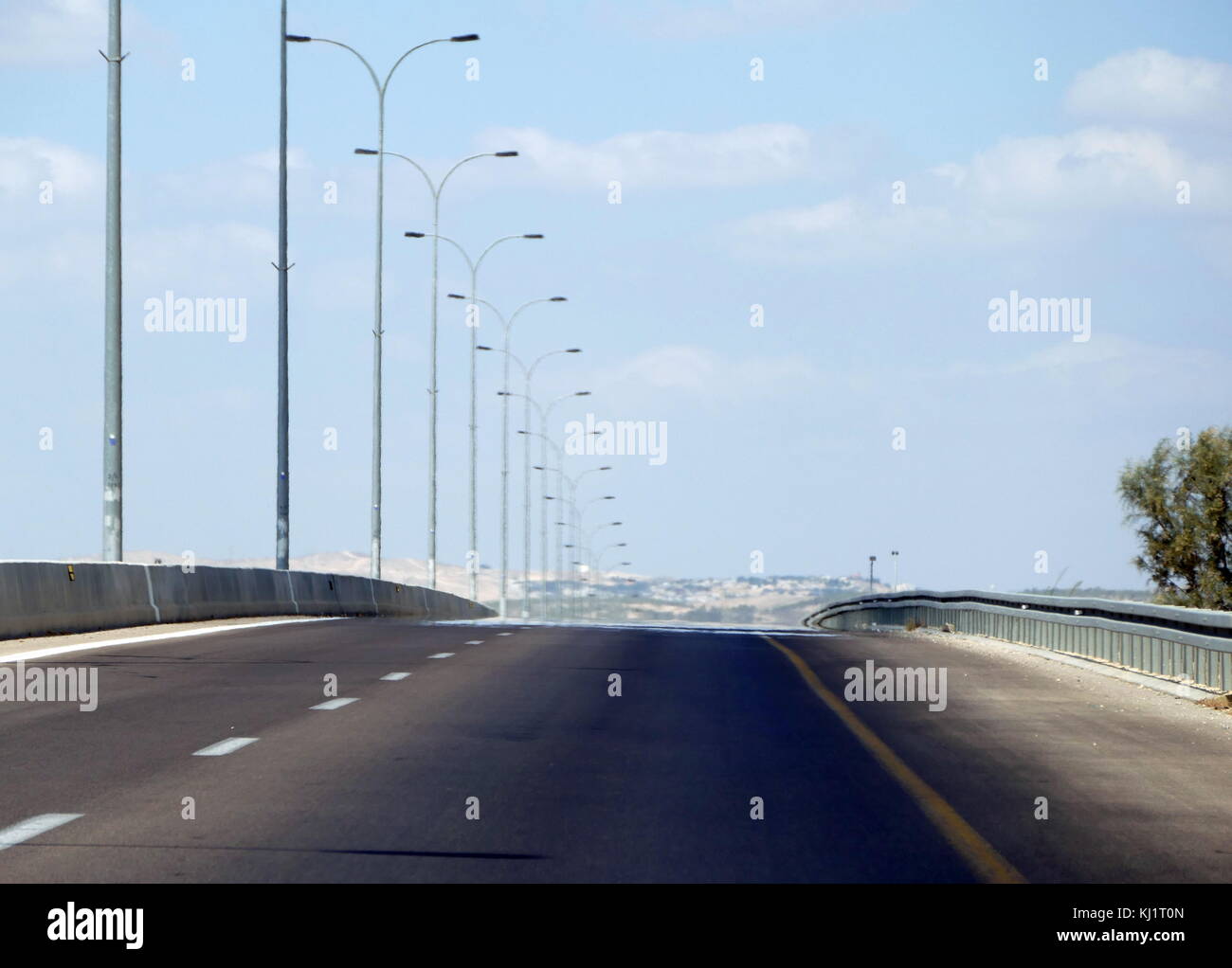 Motorway en-route to Beersheba (Beersheba) a city in the Southern ...