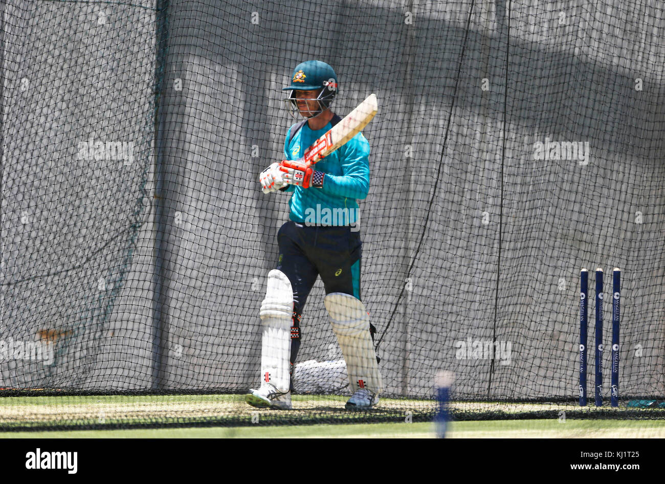 Australia's David Warner walks out after facing 2 deliveries during a ...