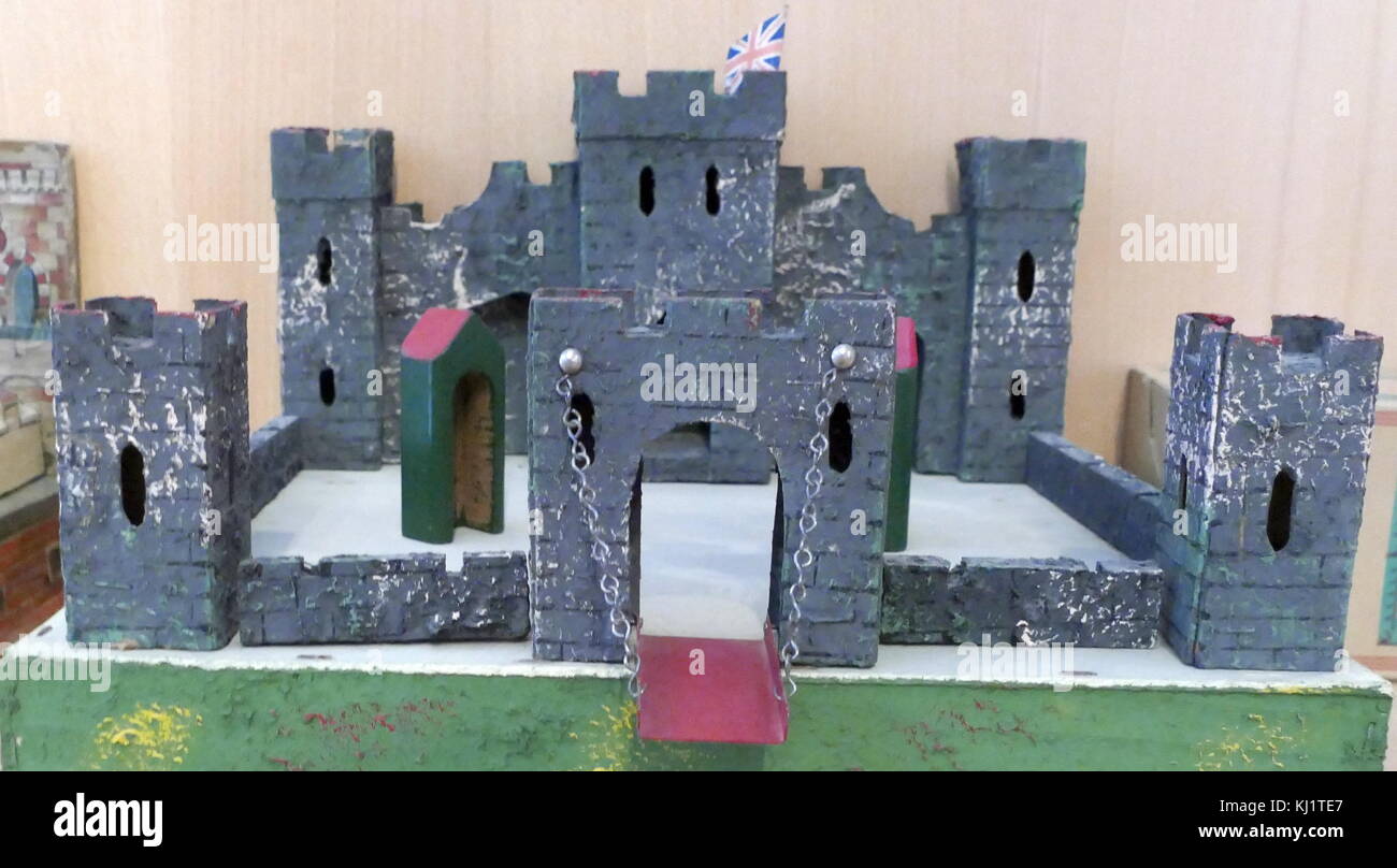 German made, Model Fort for children 1925 Stock Photo - Alamy