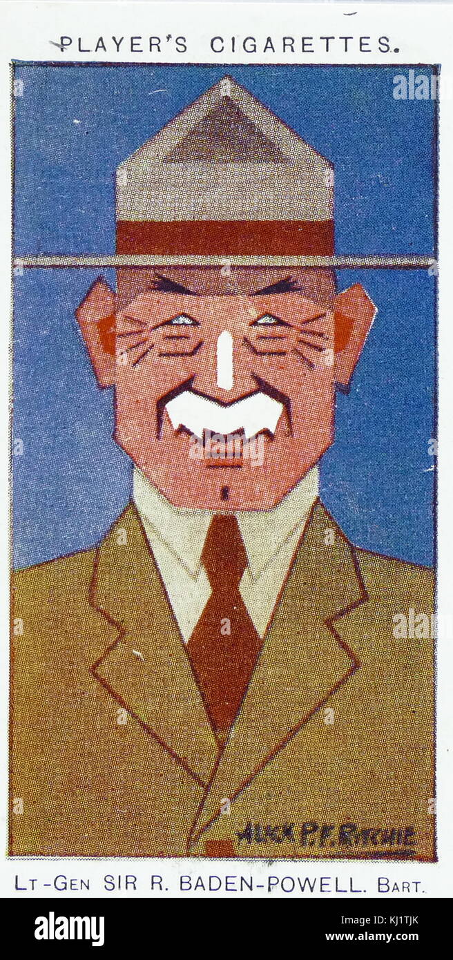 Player's cigarette card depicting Lieutenant General Robert Baden ...