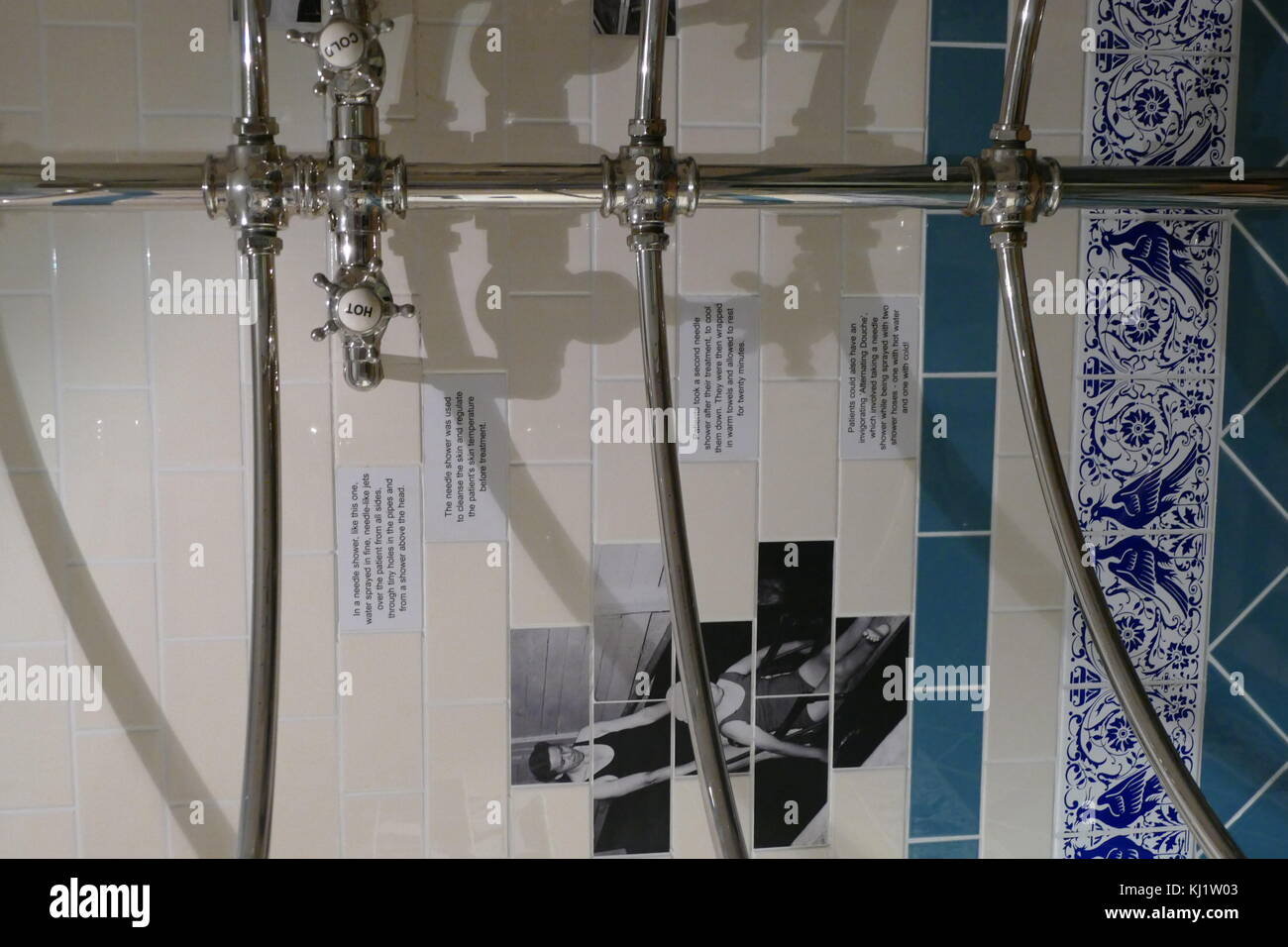 A needle shower used to cleanse the skin and regulate body temperature ...