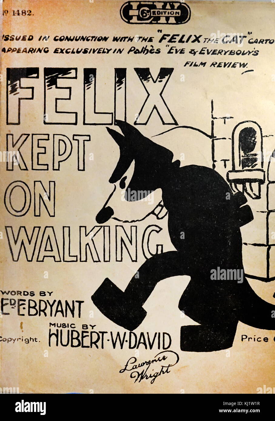 Advert for Paul Whiteman's Jazz bands performance of 'Felix Kept on ...