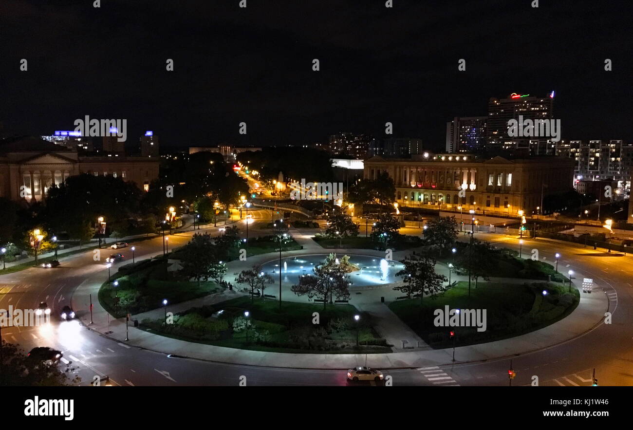 Photograph of the Swann Memorial Fountain, located in the centre of ...